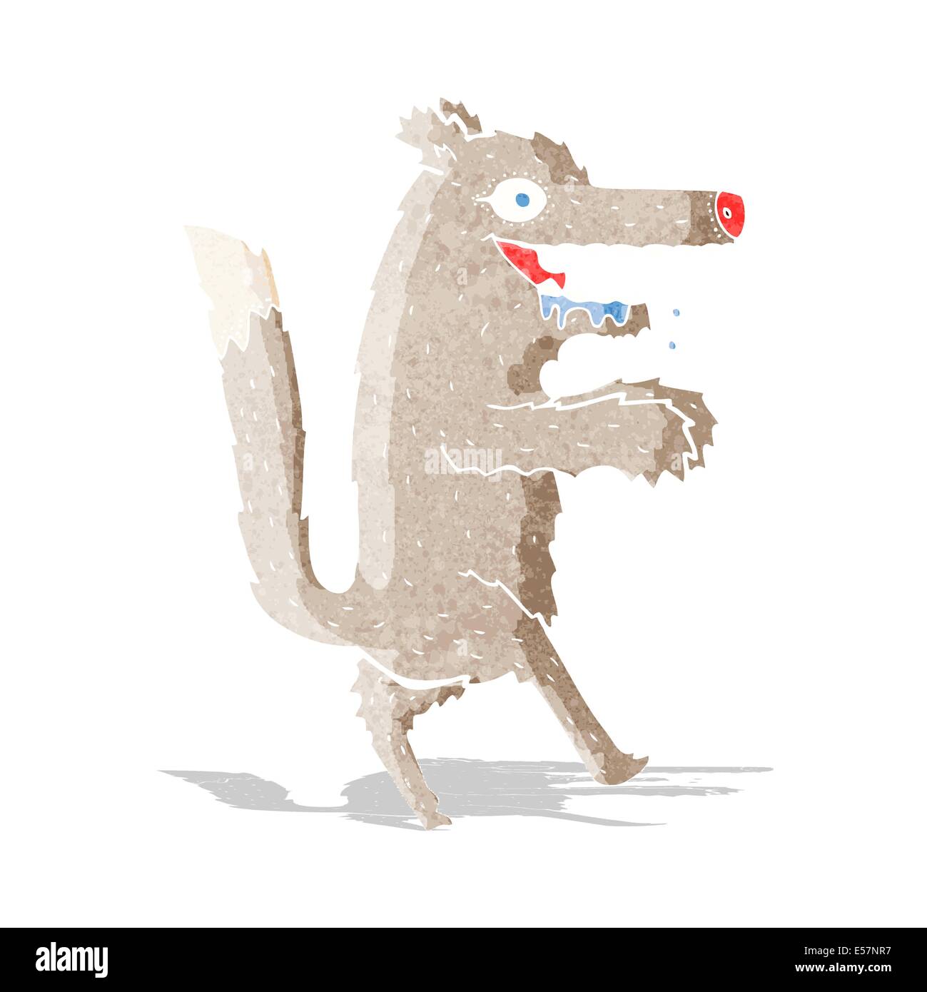 Wolf chasing Stock Vector Images - Alamy