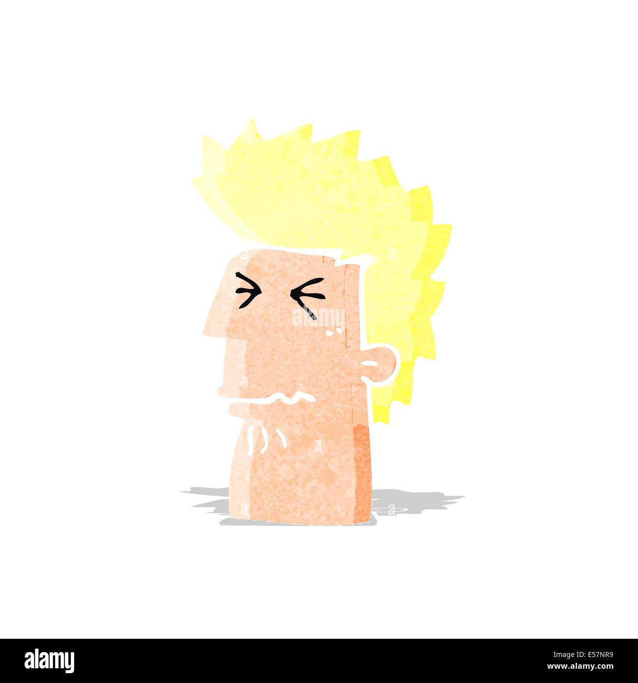 cartoon unhappy man Stock Vector Image & Art - Alamy