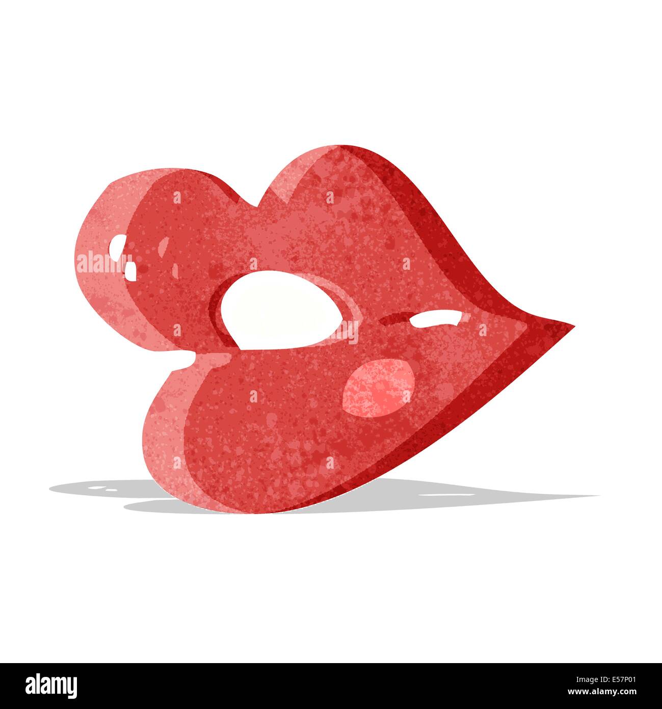 Lipstick kiss pout Stock Vector Images - Alamy