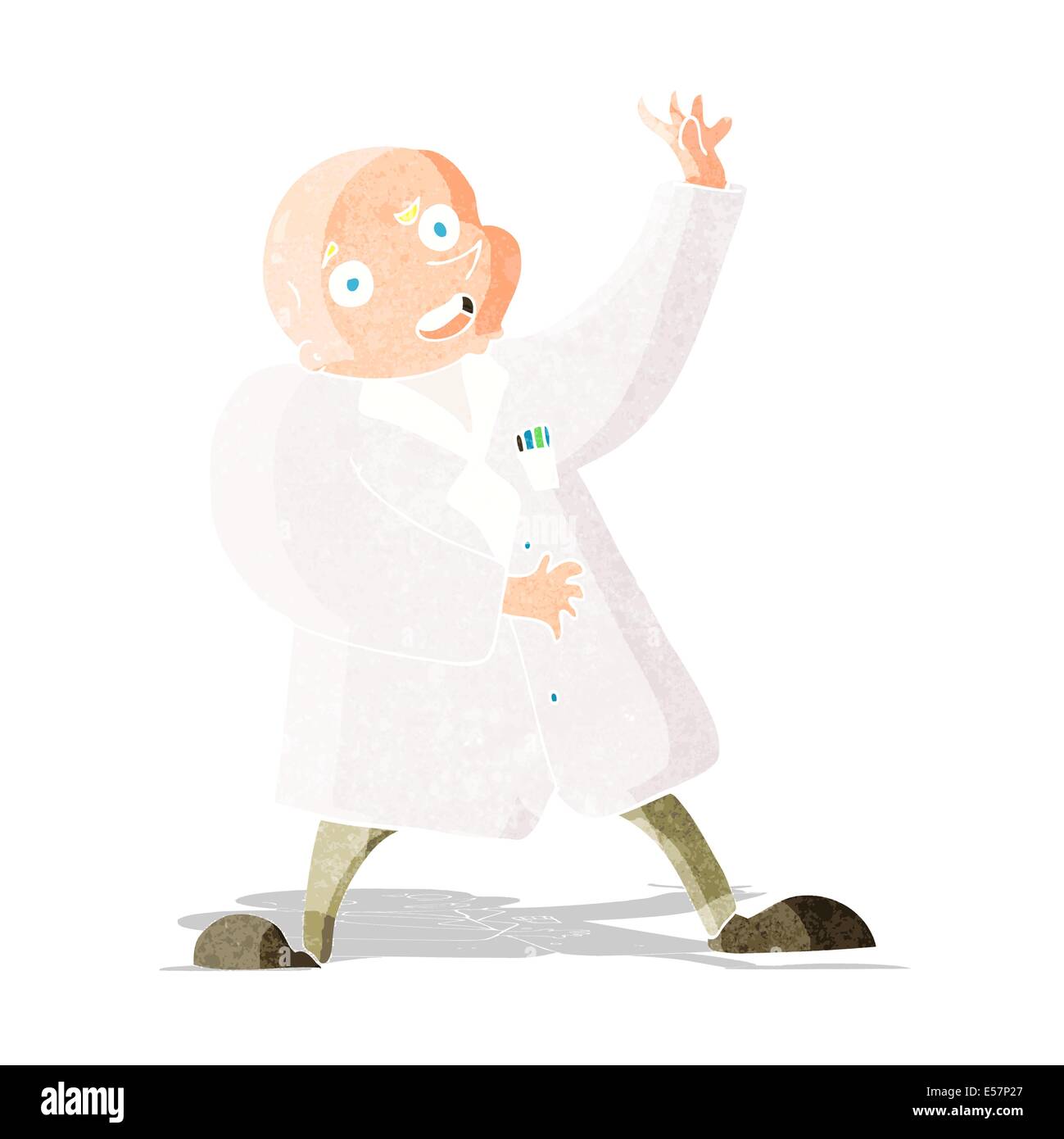 cartoon mad scientist Stock Vector Image & Art - Alamy
