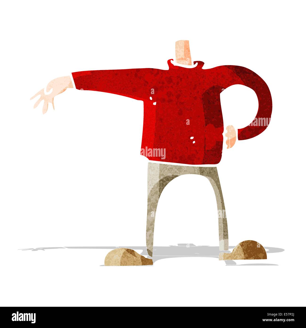 Cartoon male body making gesture hi-res stock photography and images ...