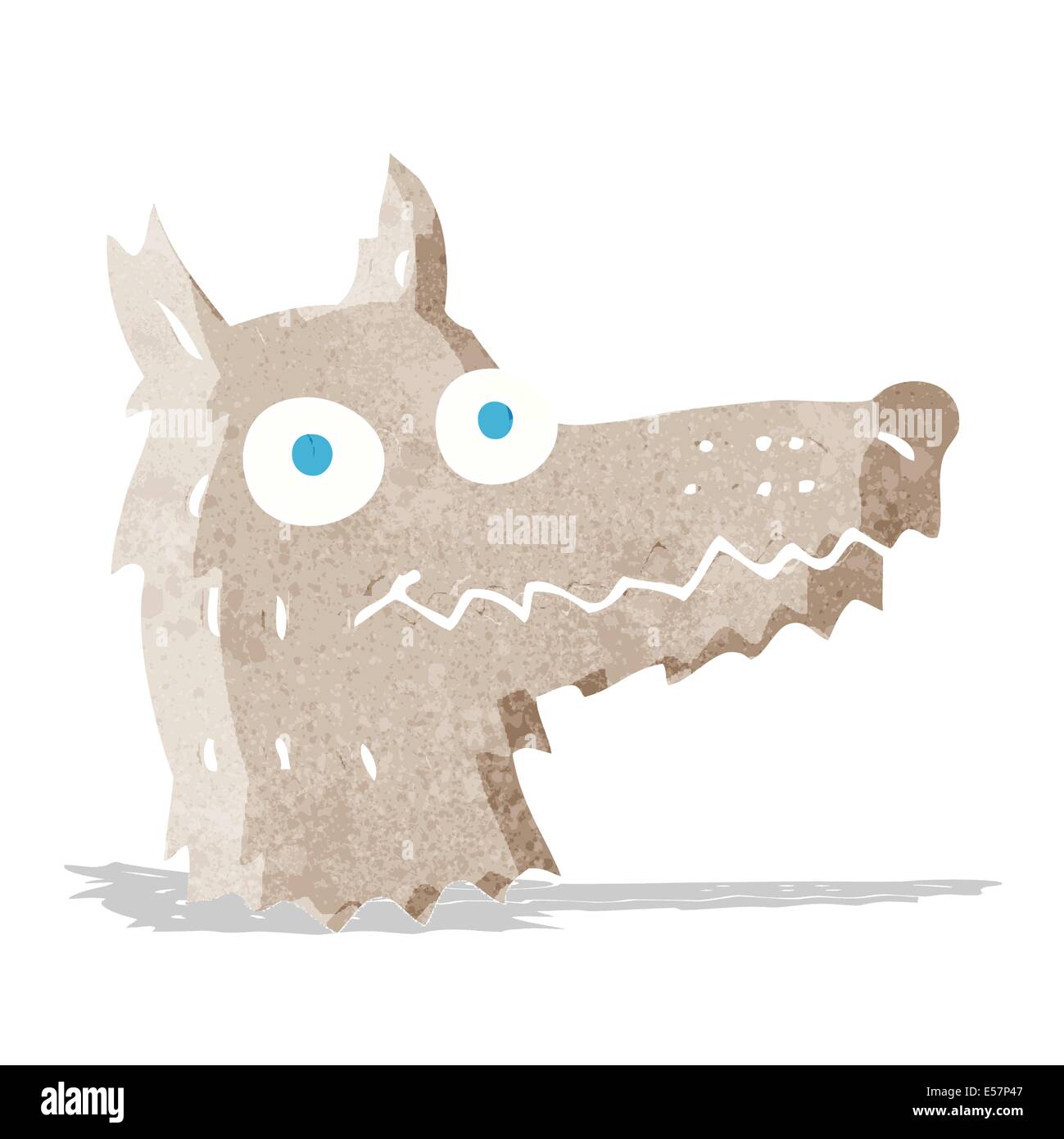 cartoon wolf head Stock Vector Image & Art - Alamy