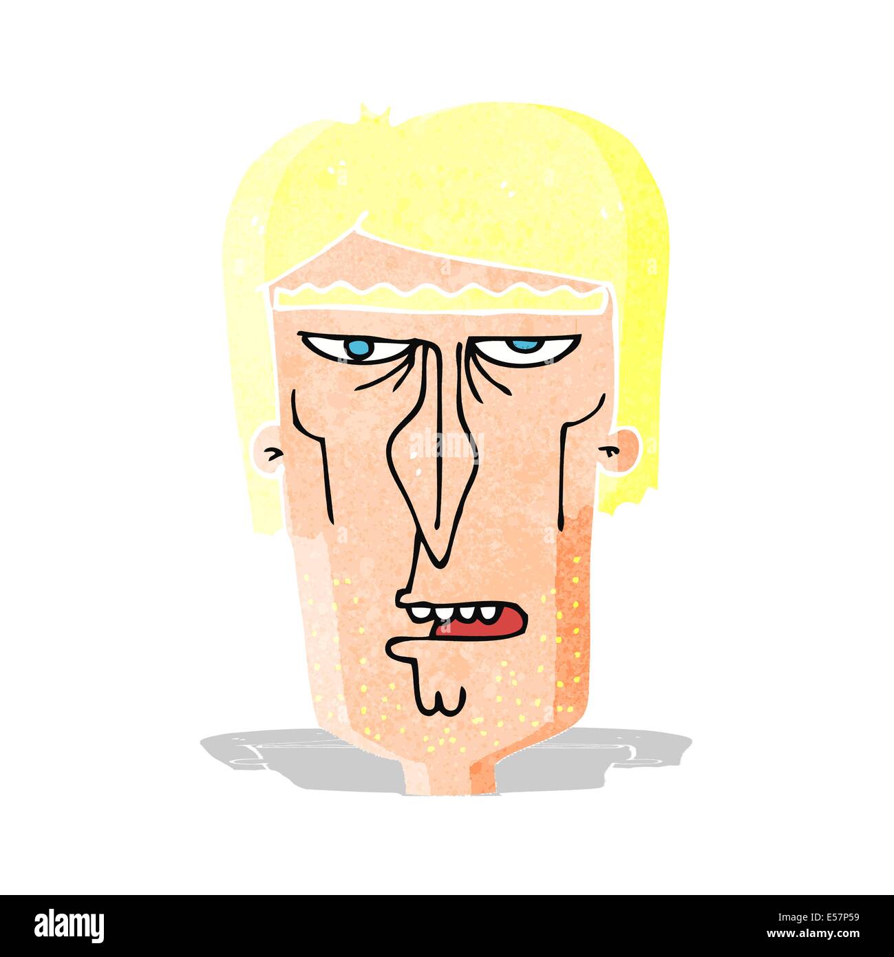 cartoon angry face Stock Vector Image & Art - Alamy