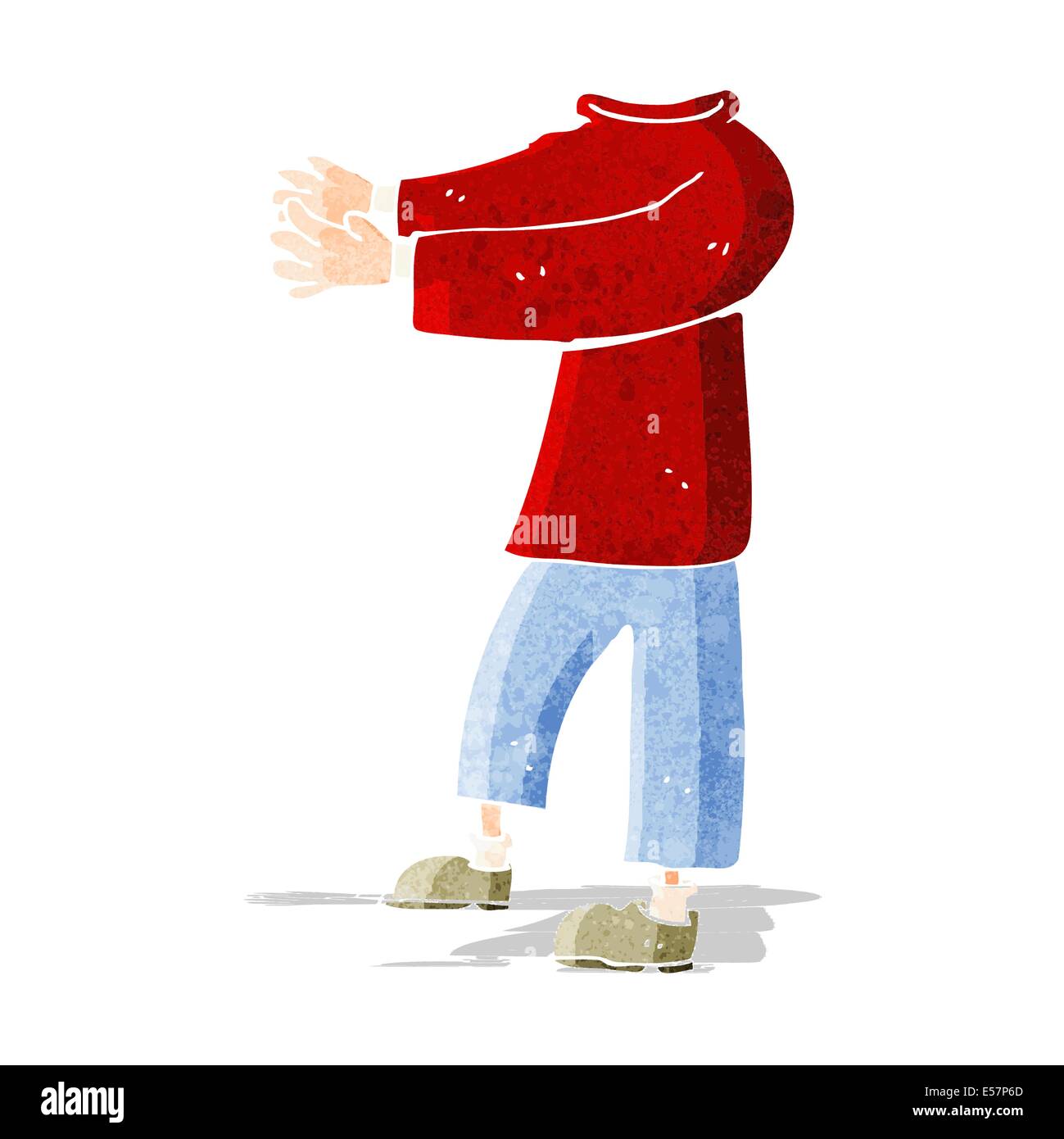 Cartoon headless body hi-res stock photography and images - Alamy