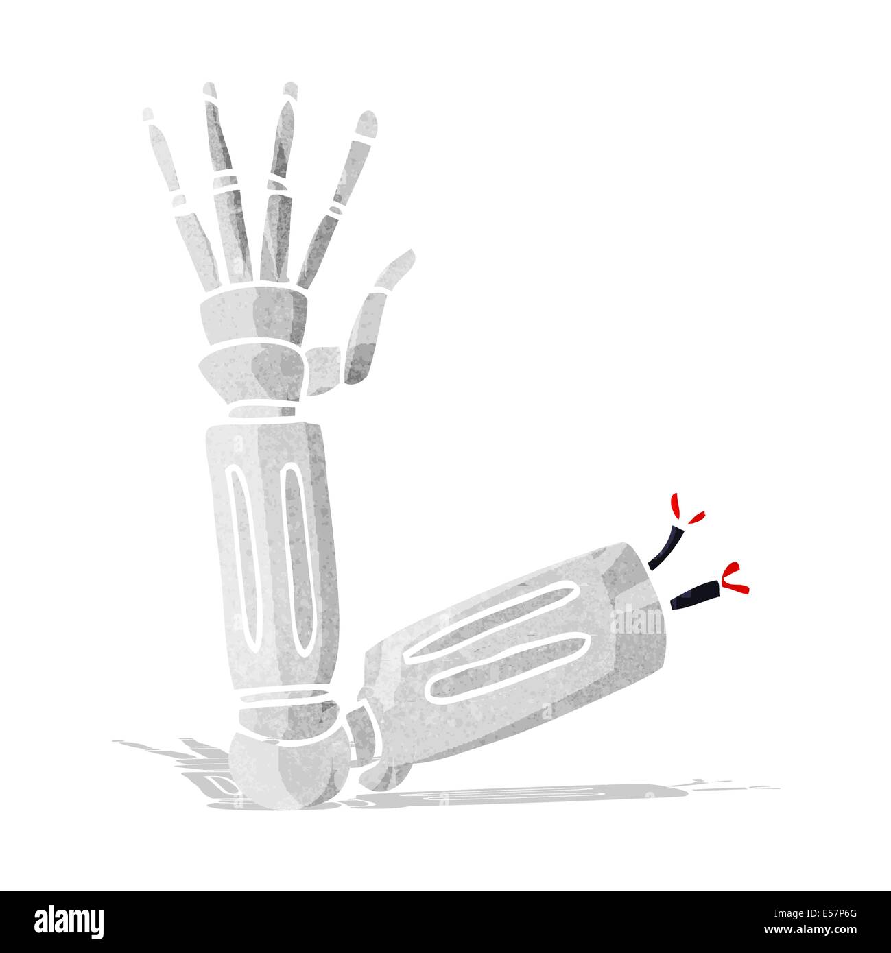cartoon robot arm Stock Vector Image & Art - Alamy