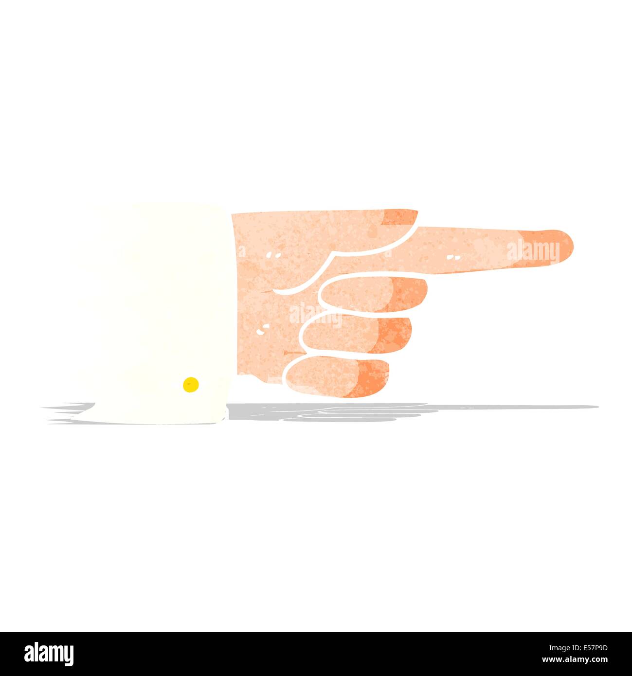 cartoon pointing hand symbol Stock Vector Image & Art - Alamy