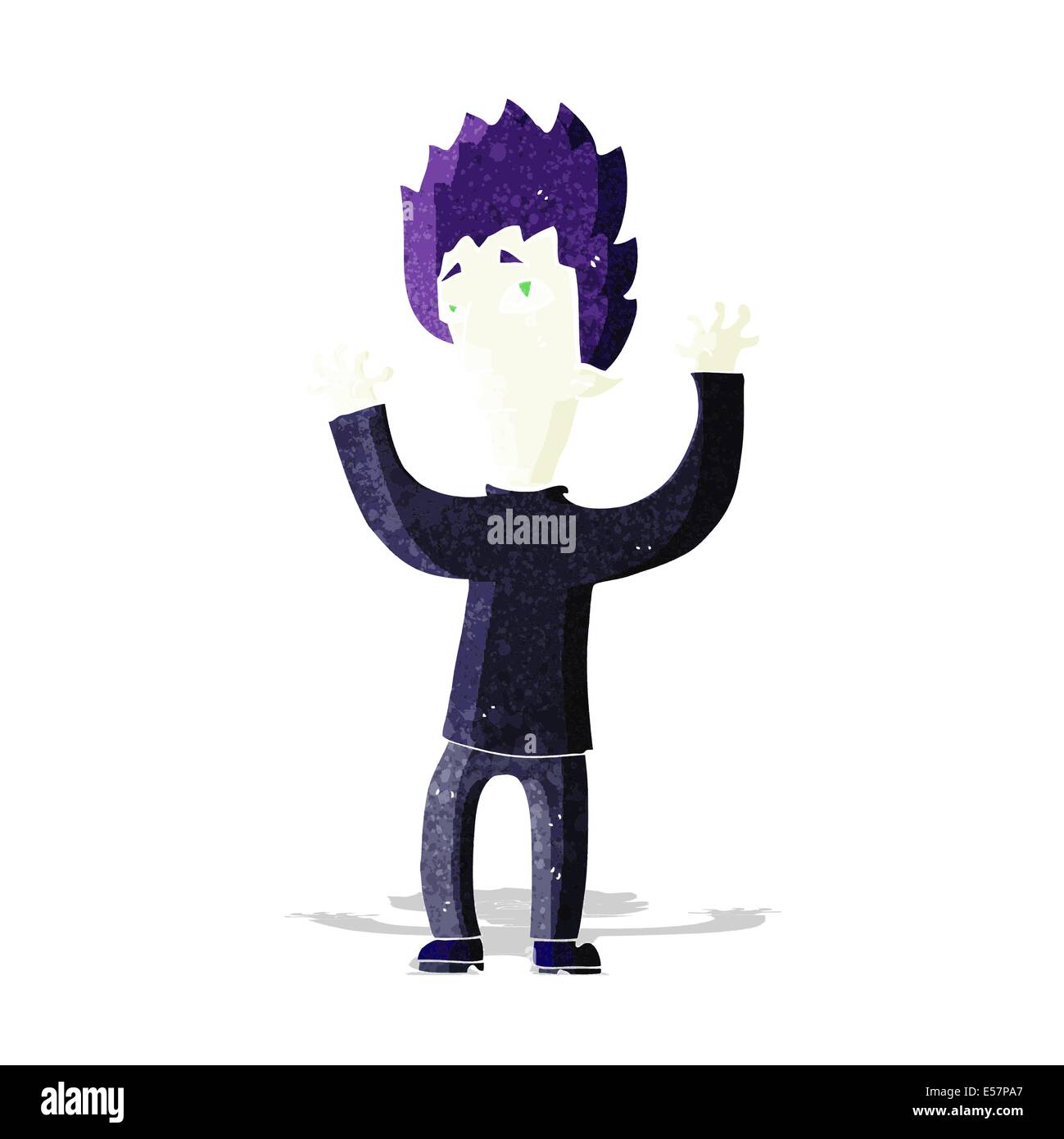 cartoon vampire giving up Stock Vector Image & Art - Alamy