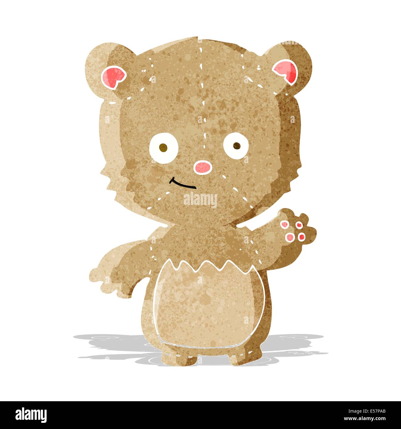 Cartoon teddy bear waving hand Cut Out Stock Images & Pictures - Alamy