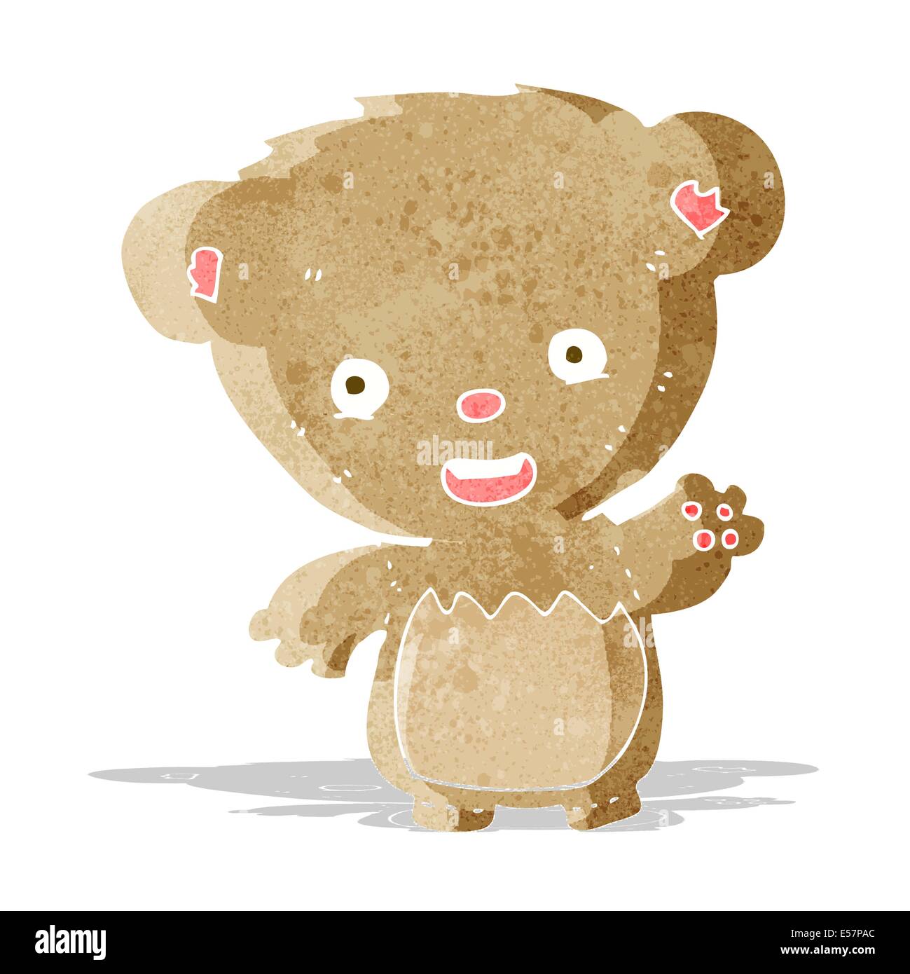 cartoon teddy bear waving Stock Vector Image & Art - Alamy