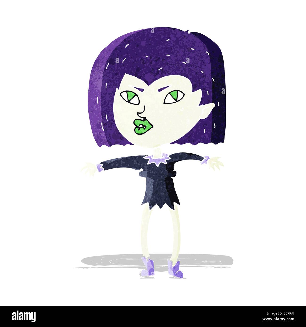 cartoon vampire girl Stock Vector Image & Art - Alamy