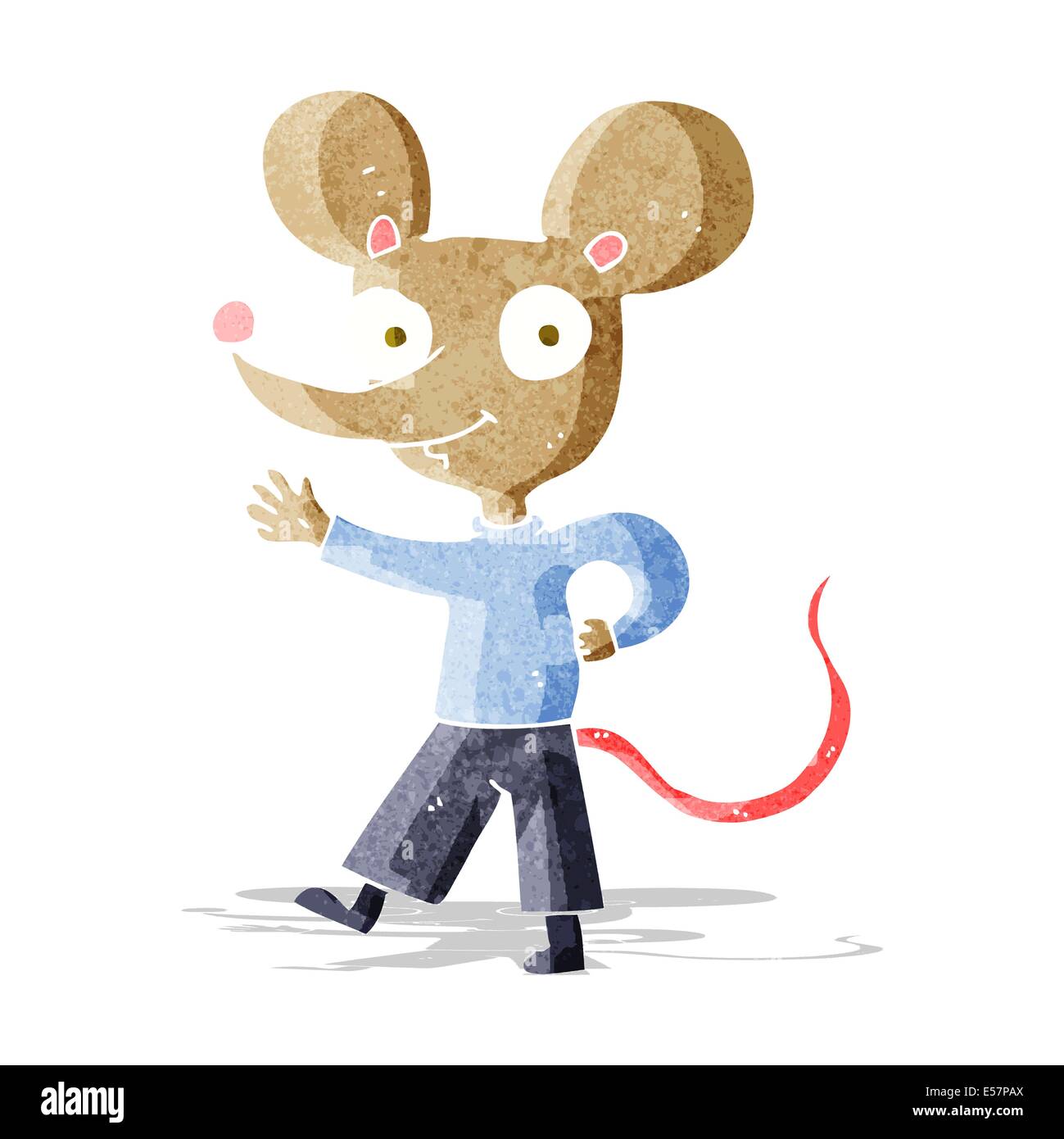 cartoon waving mouse Stock Vector Image & Art - Alamy