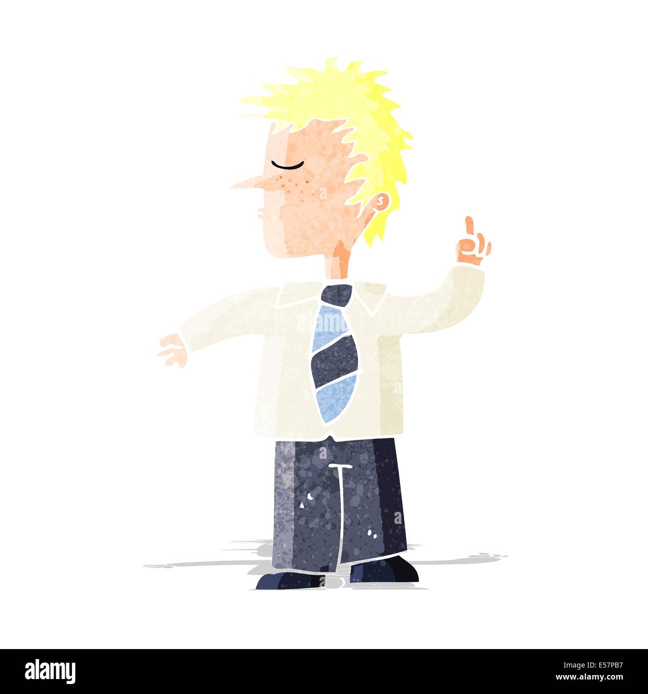 cartoon man making his point Stock Vector Image & Art - Alamy