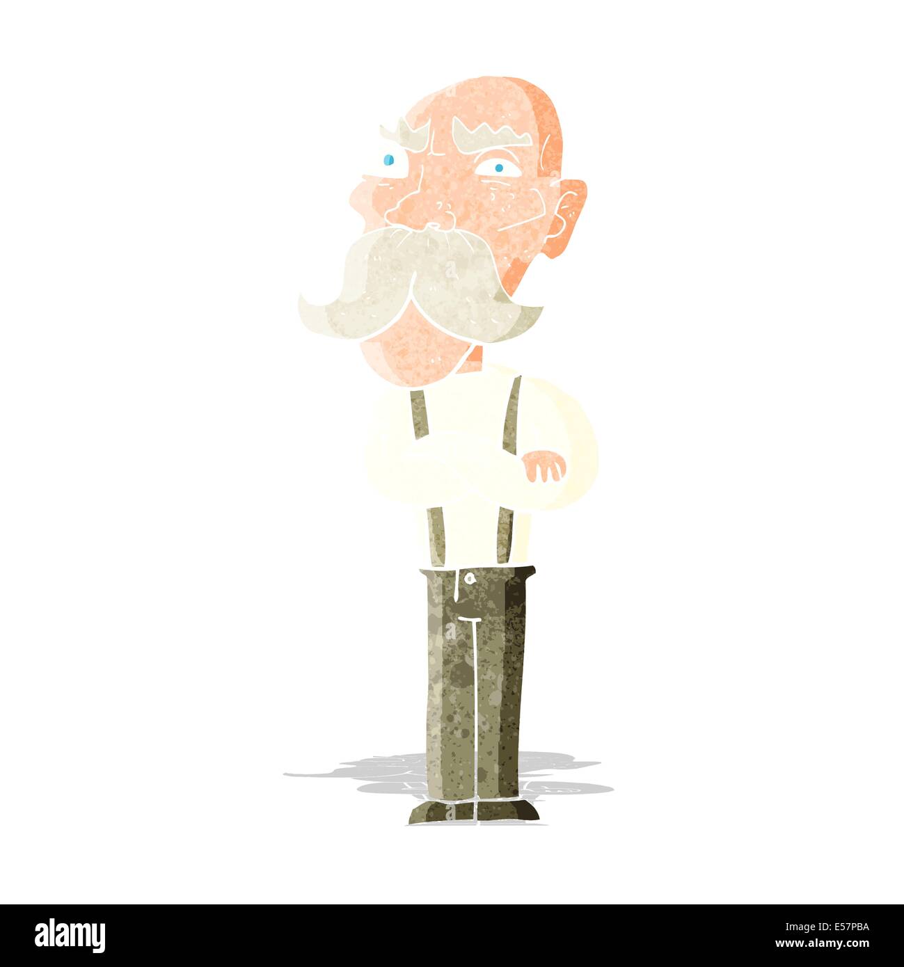 cartoon angry old man Stock Vector Image & Art - Alamy