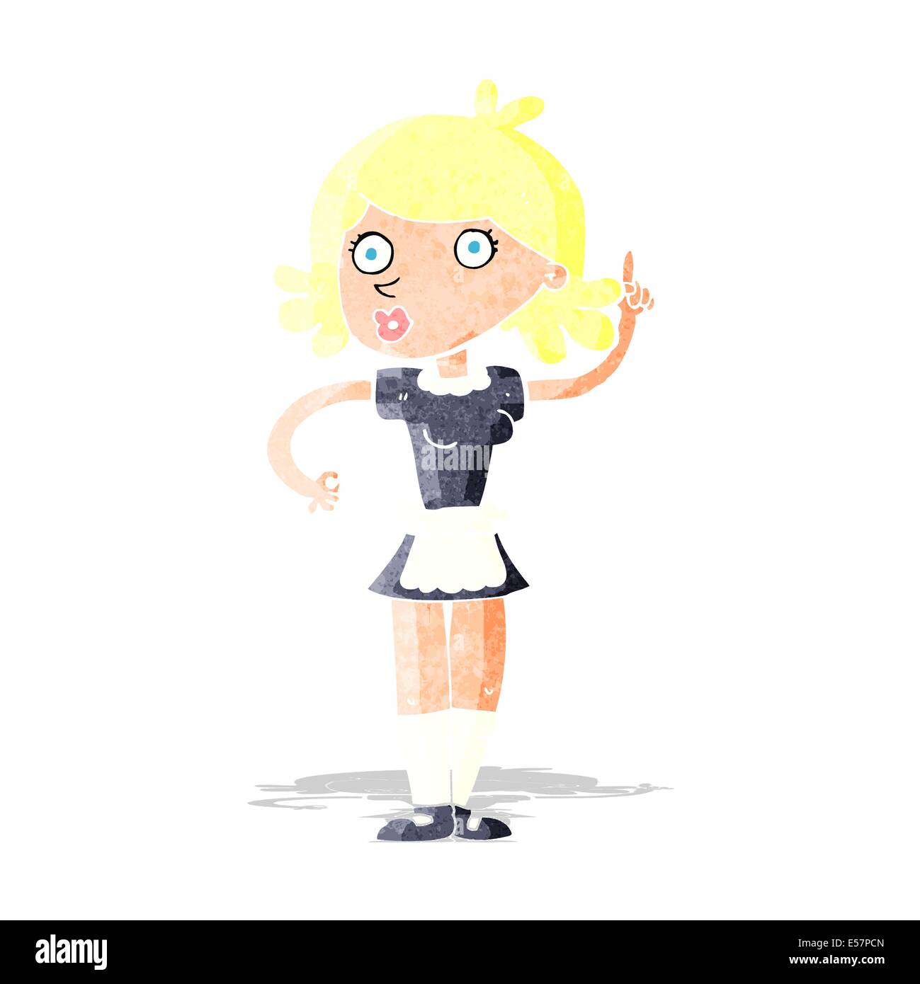 cartoon surprised maid Stock Vector Image & Art - Alamy