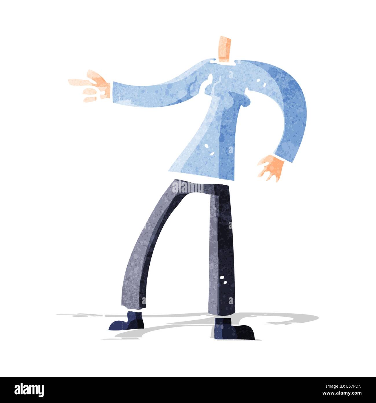 cartoon female body (add photos or mix and match cartoons Stock Vector ...