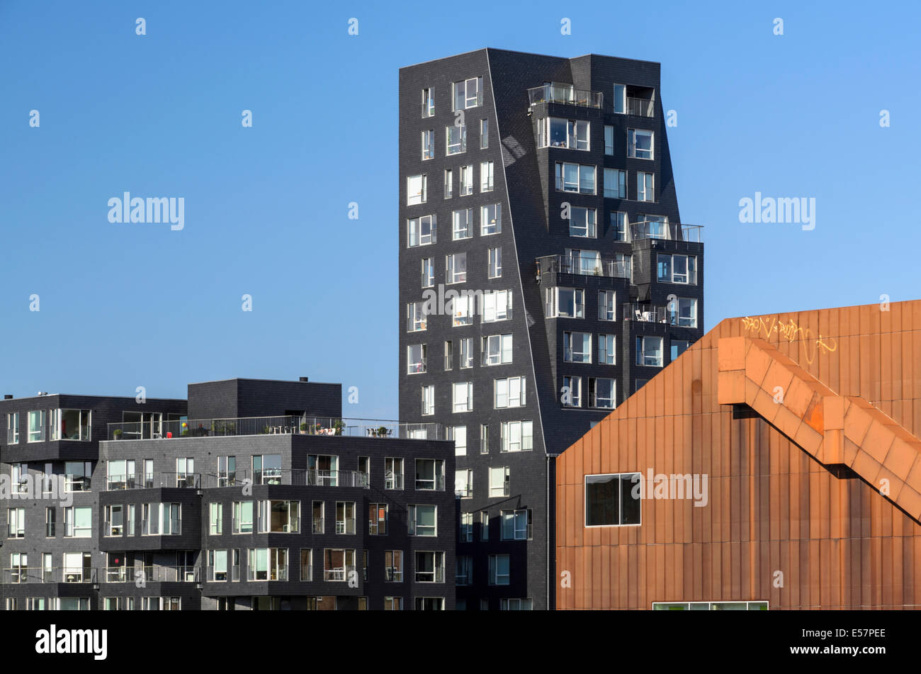 Modern apartment house, Copenhagen, Denmark Stock Photo - Alamy