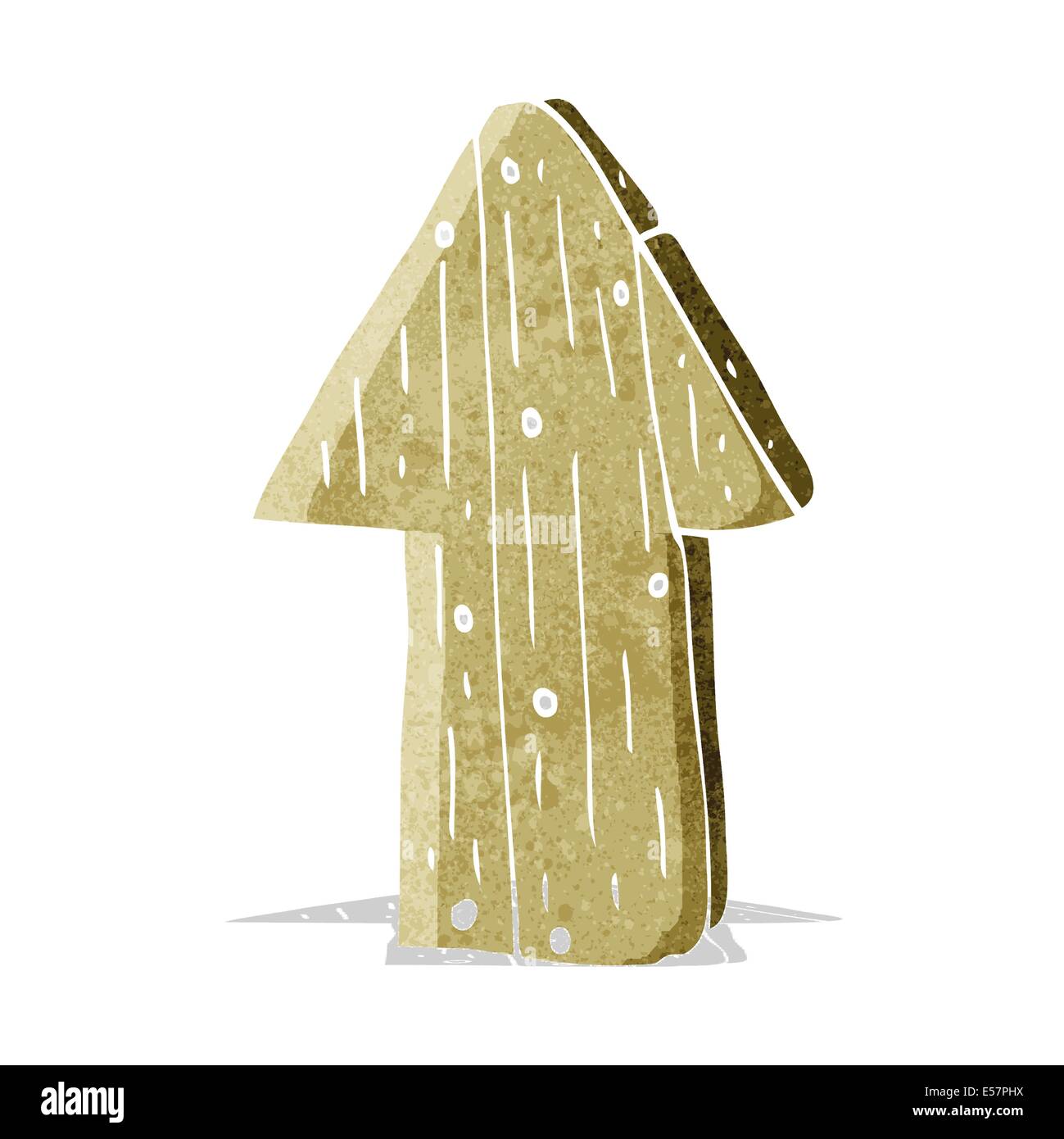 cartoon wooden direction arrow Stock Vector Image & Art - Alamy
