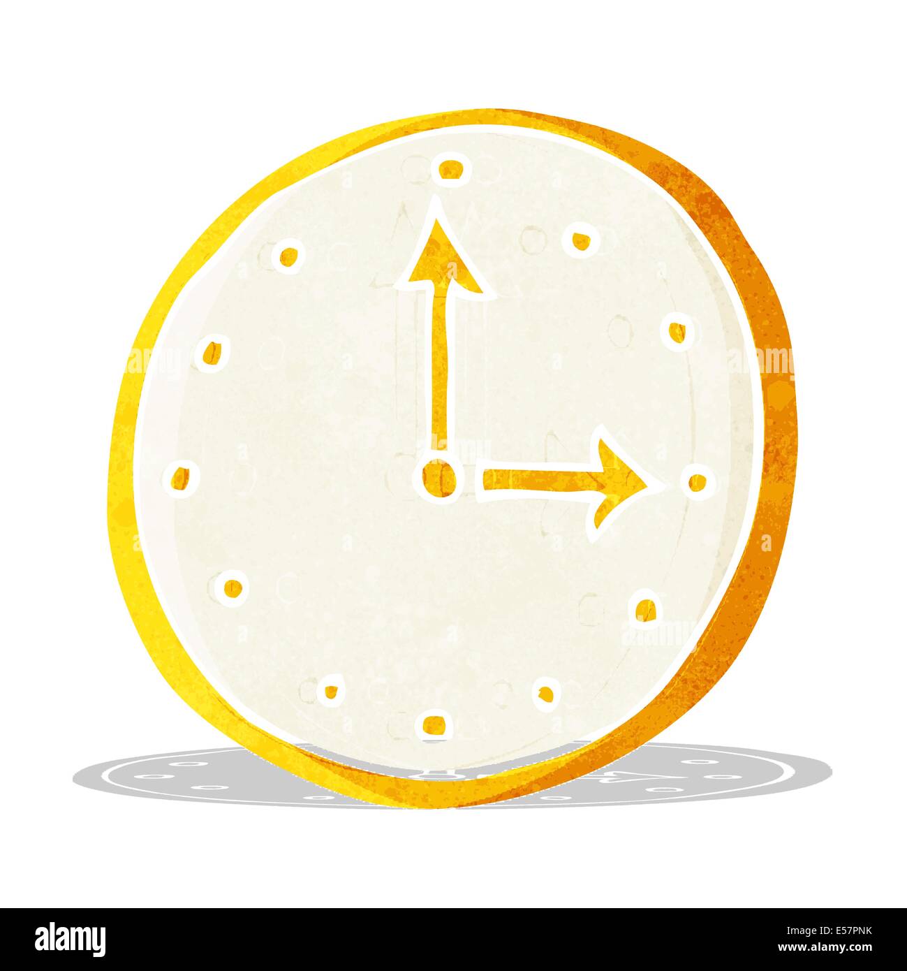cartoon clock symbol Stock Vector Image & Art - Alamy