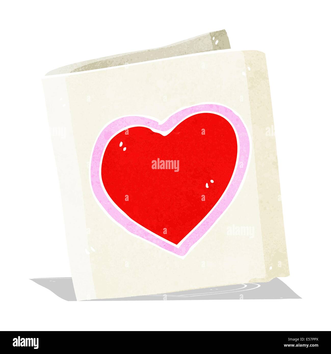 cartoon love heart card Stock Vector Image & Art - Alamy
