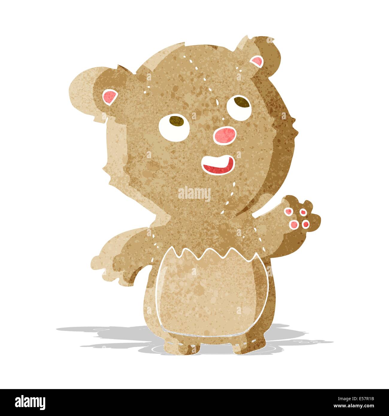 cartoon happy little teddy bear Stock Vector Image & Art - Alamy