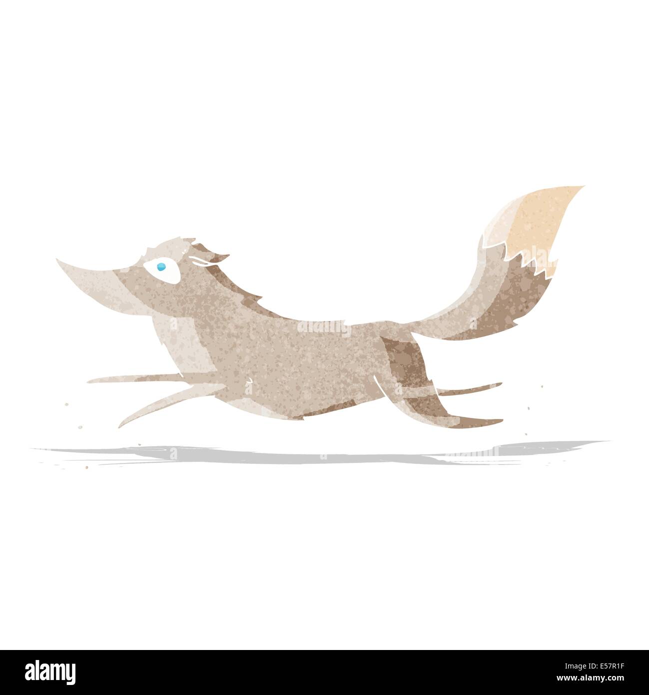 cartoon wolf running Stock Vector Image & Art - Alamy