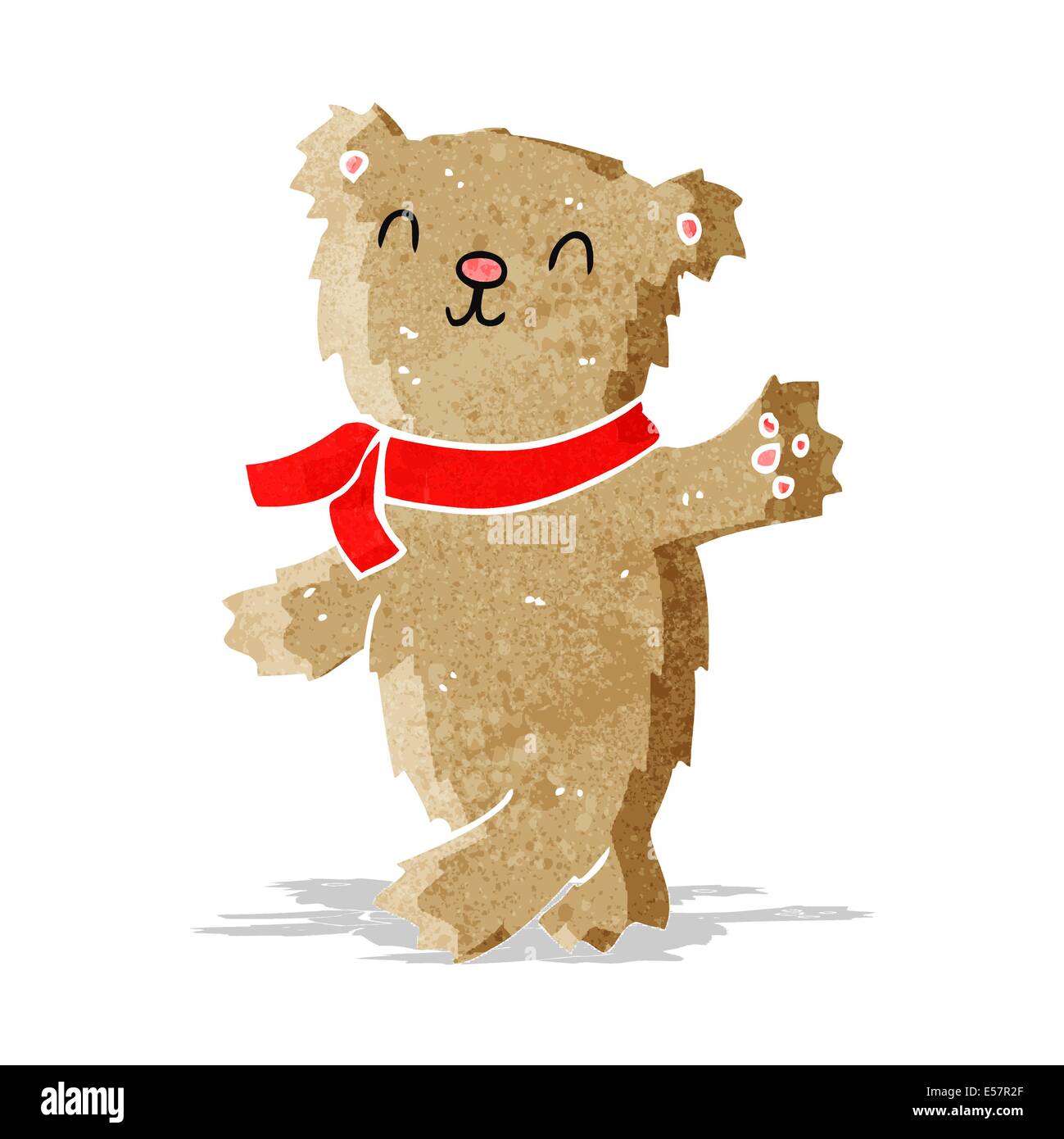 cartoon waving teddy bear Stock Vector Image & Art - Alamy