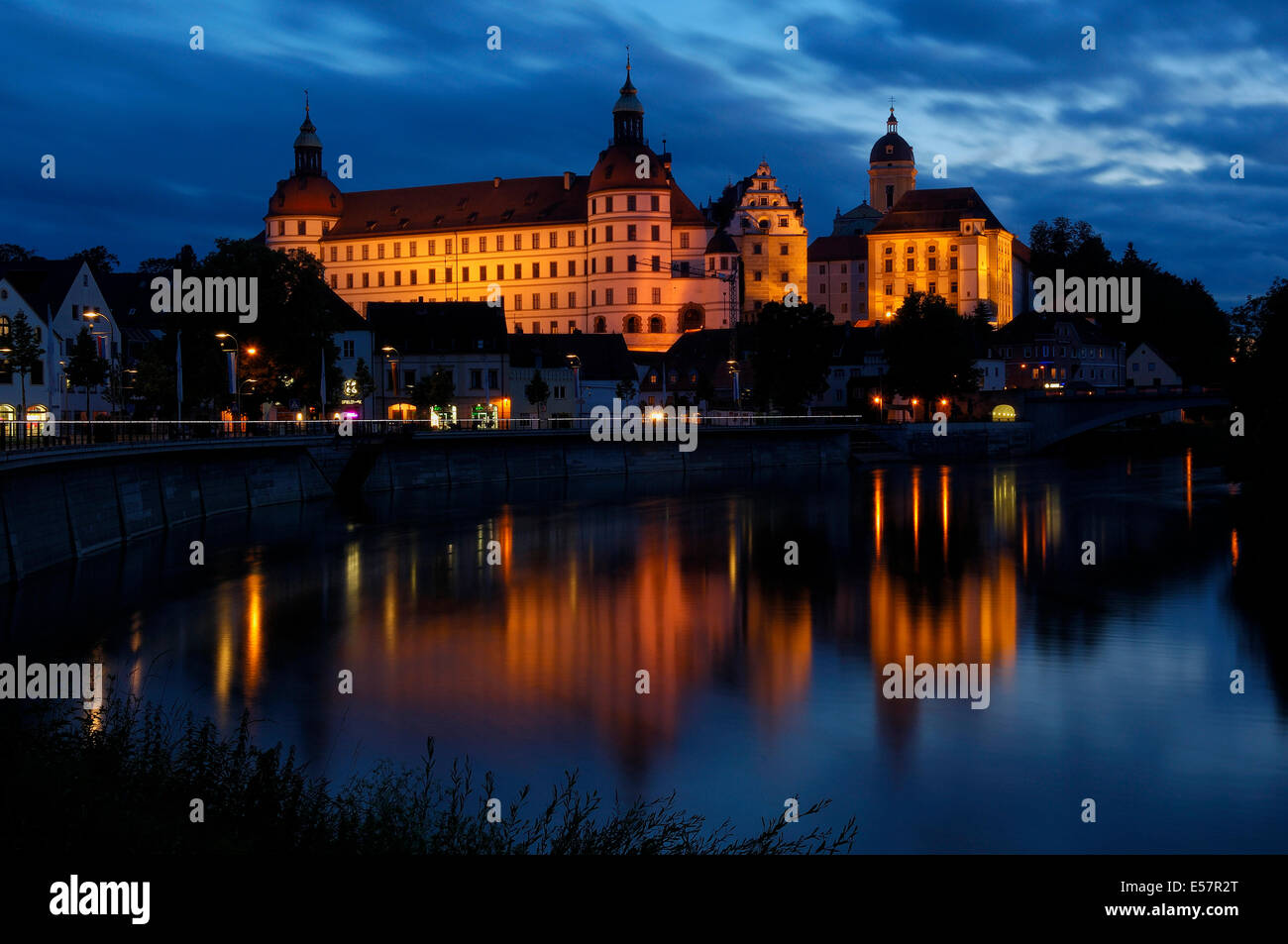 Neuburg an der Donau, Schloss Neuburg , Neuburg Castle, Danube River ...