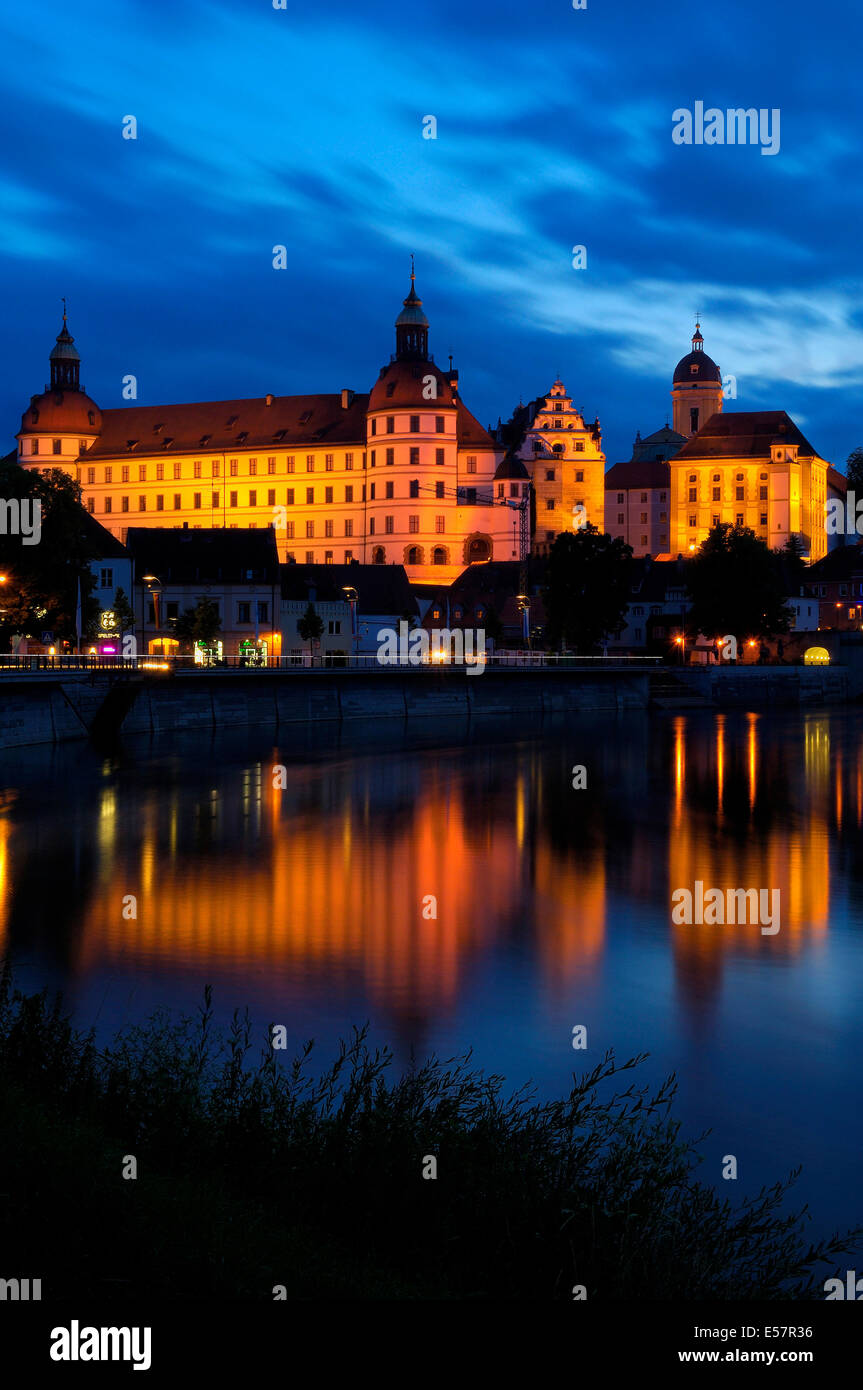Neuburg an der Donau, Schloss Neuburg , Neuburg Castle, Danube River ...
