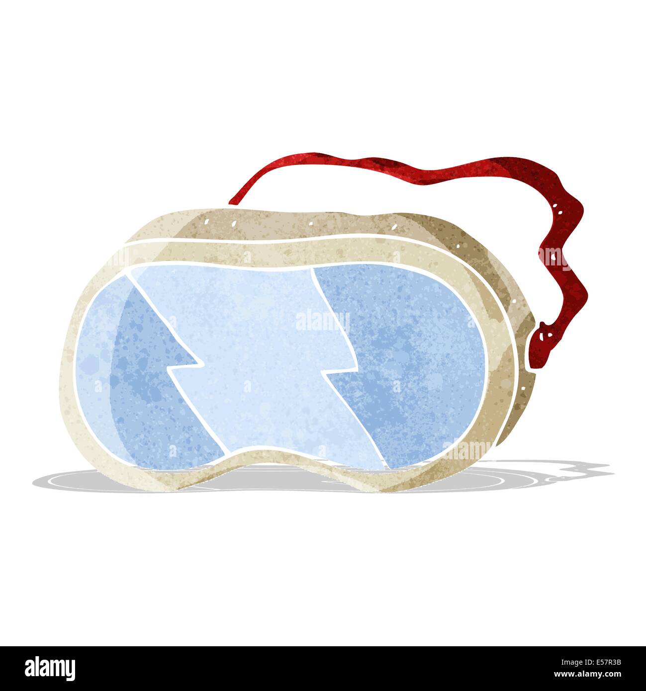 Cartoon ski goggles Cut Out Stock Images & Pictures - Alamy