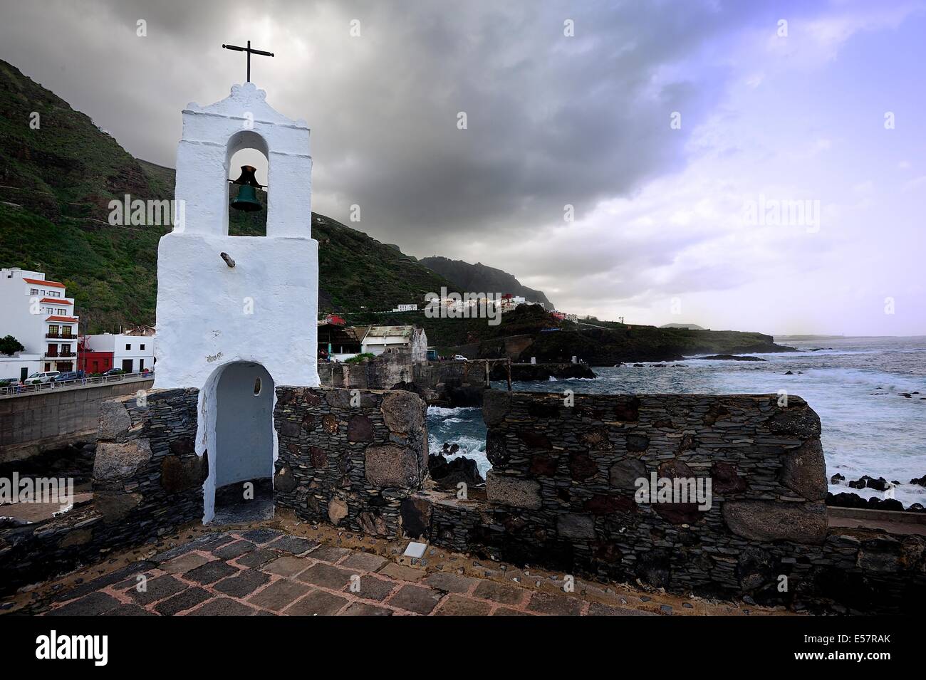 White Bell Tower on the Fort Stock Photo - Alamy