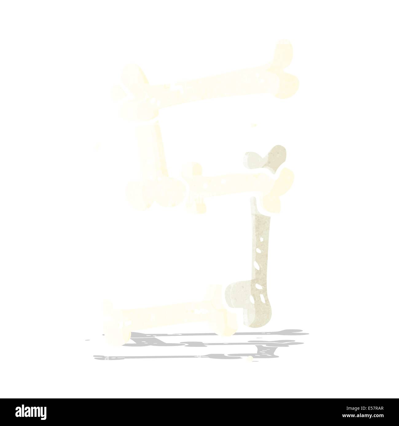 cartoon halloween bone number Stock Vector Image & Art - Alamy