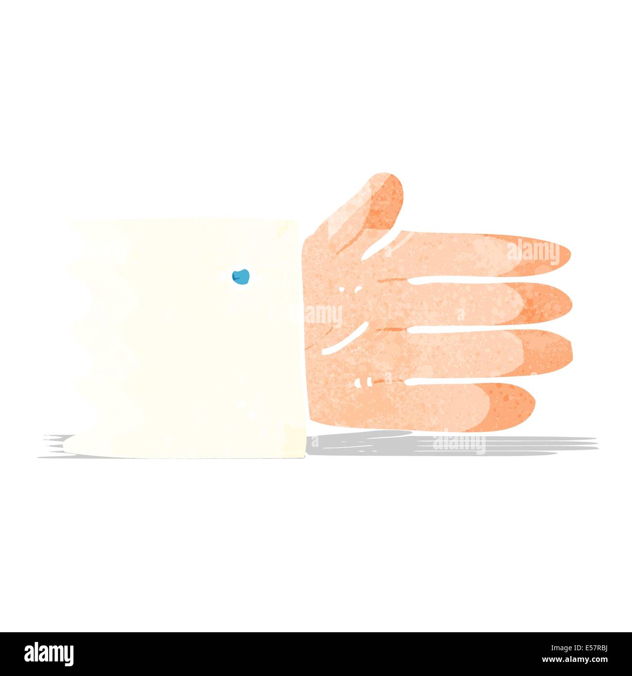 Cartoon open hand symbol Cut Out Stock Images & Pictures - Alamy