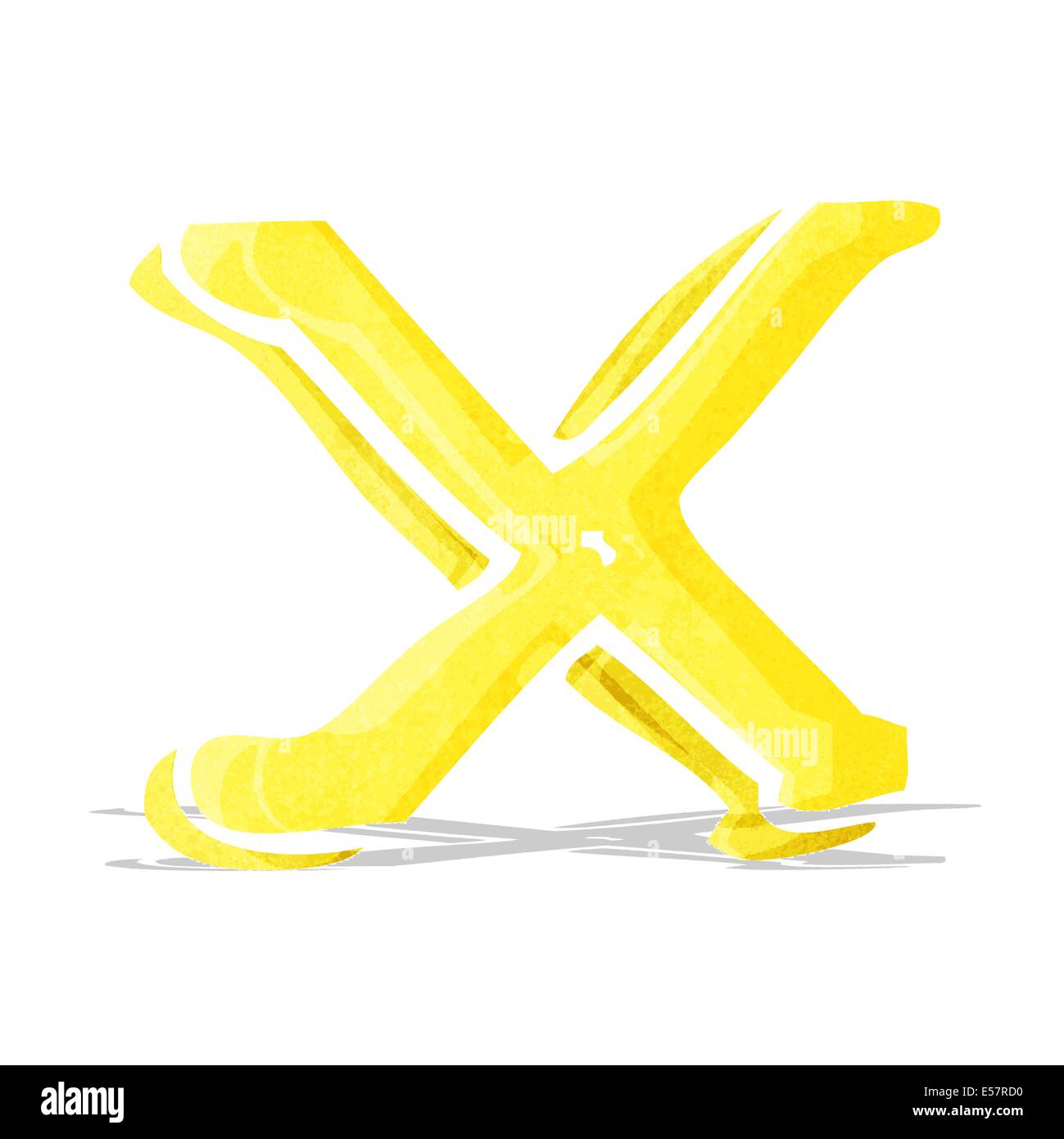 cartoon letter X Stock Vector Image & Art - Alamy