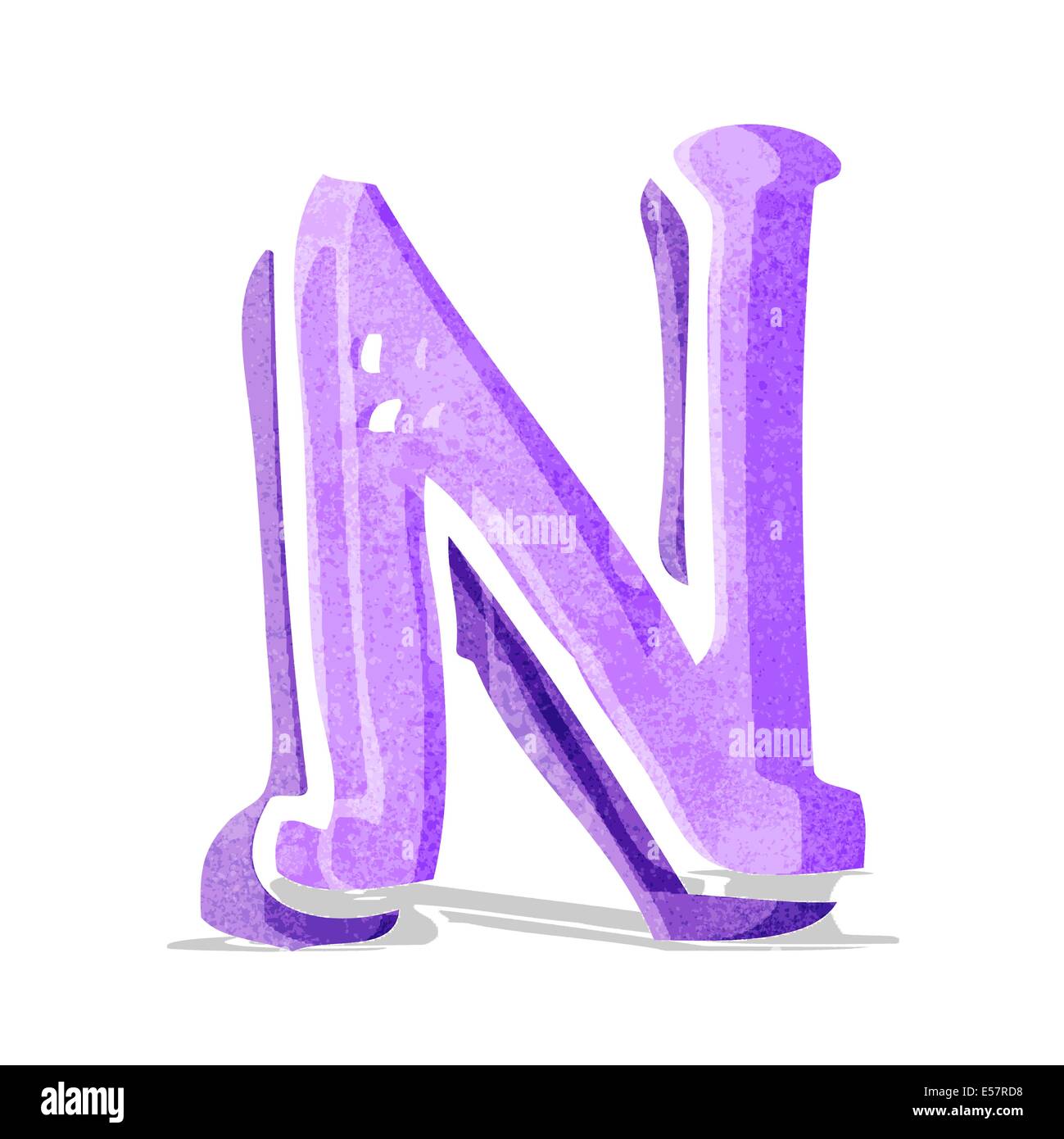 cartoon letter N Stock Vector Image & Art - Alamy