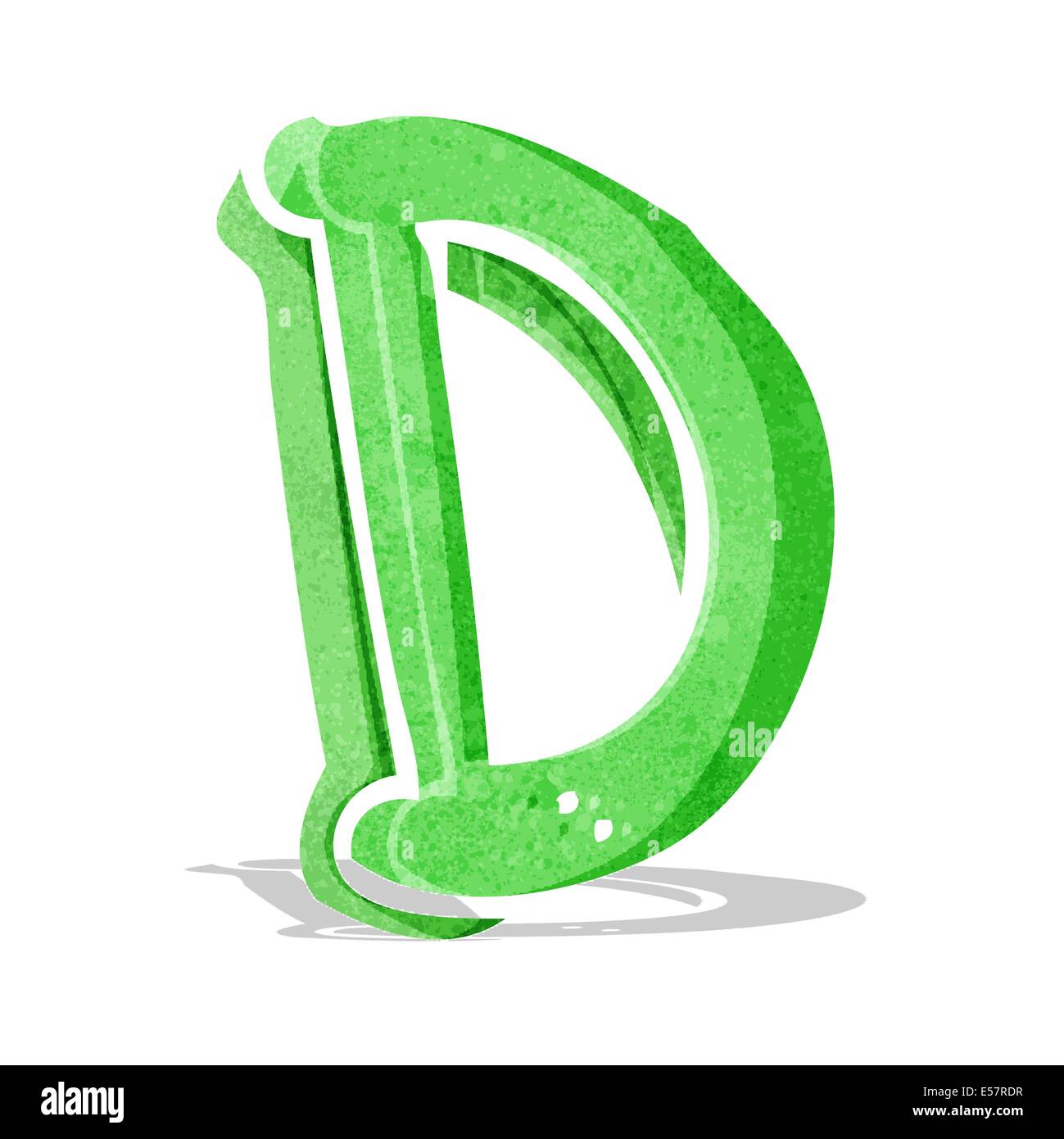 cartoon letter D Stock Vector Image & Art - Alamy