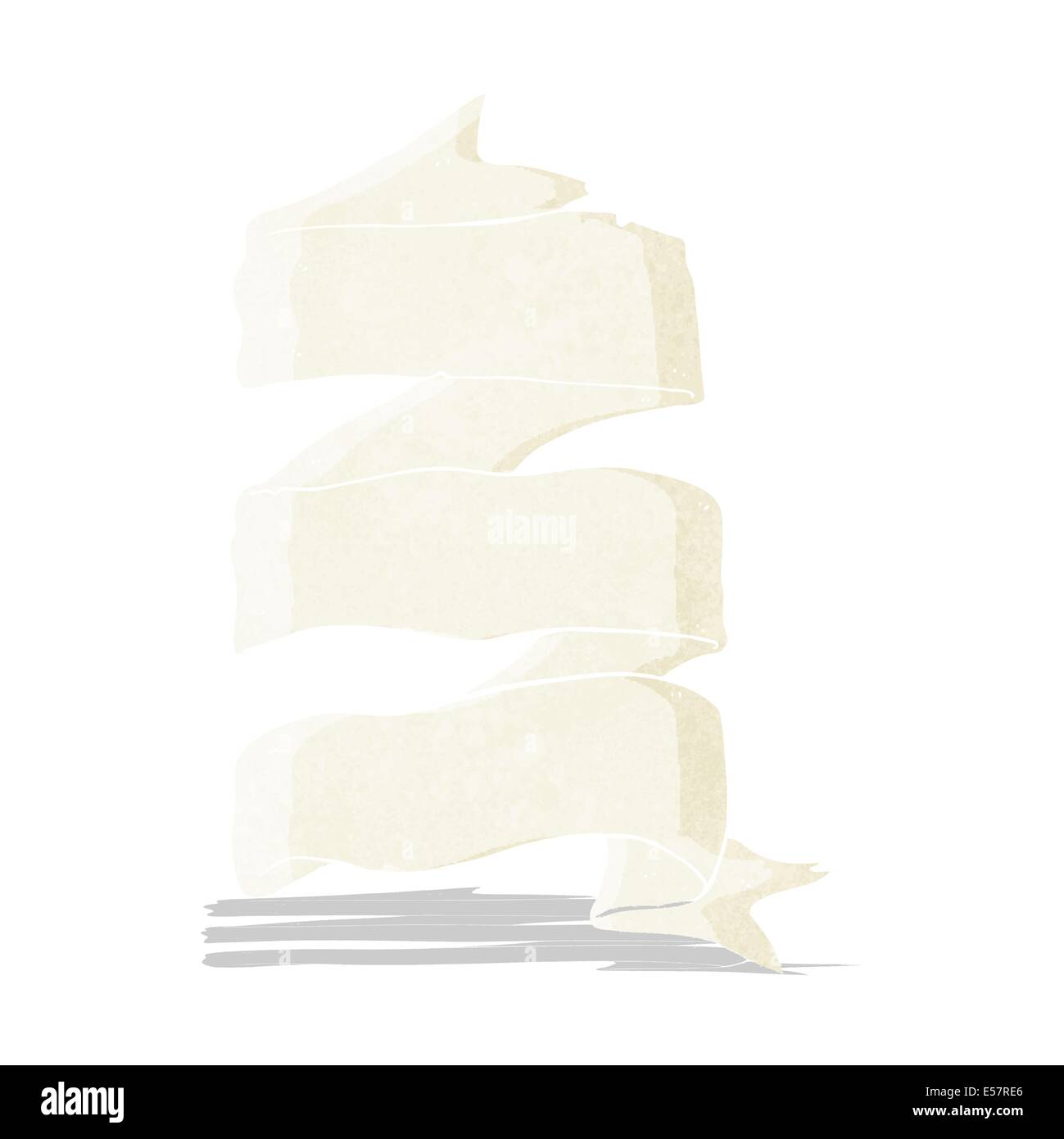 cartoon three layer scroll banner Stock Vector Image & Art - Alamy