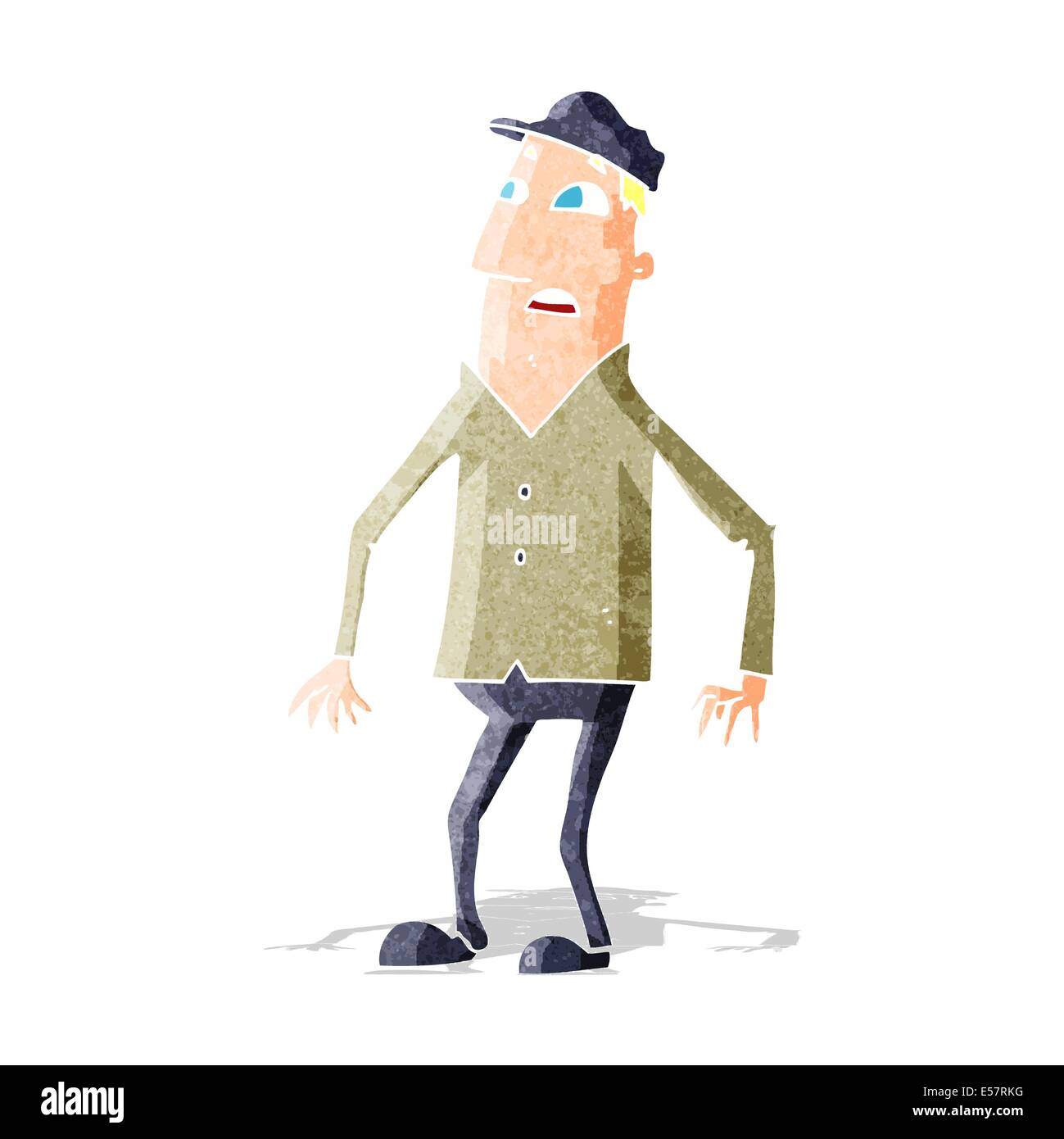 cartoon shocked man Stock Vector Image & Art - Alamy