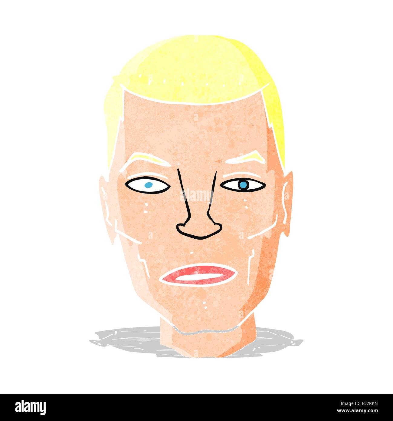 cartoon serious male face Stock Vector Image & Art - Alamy