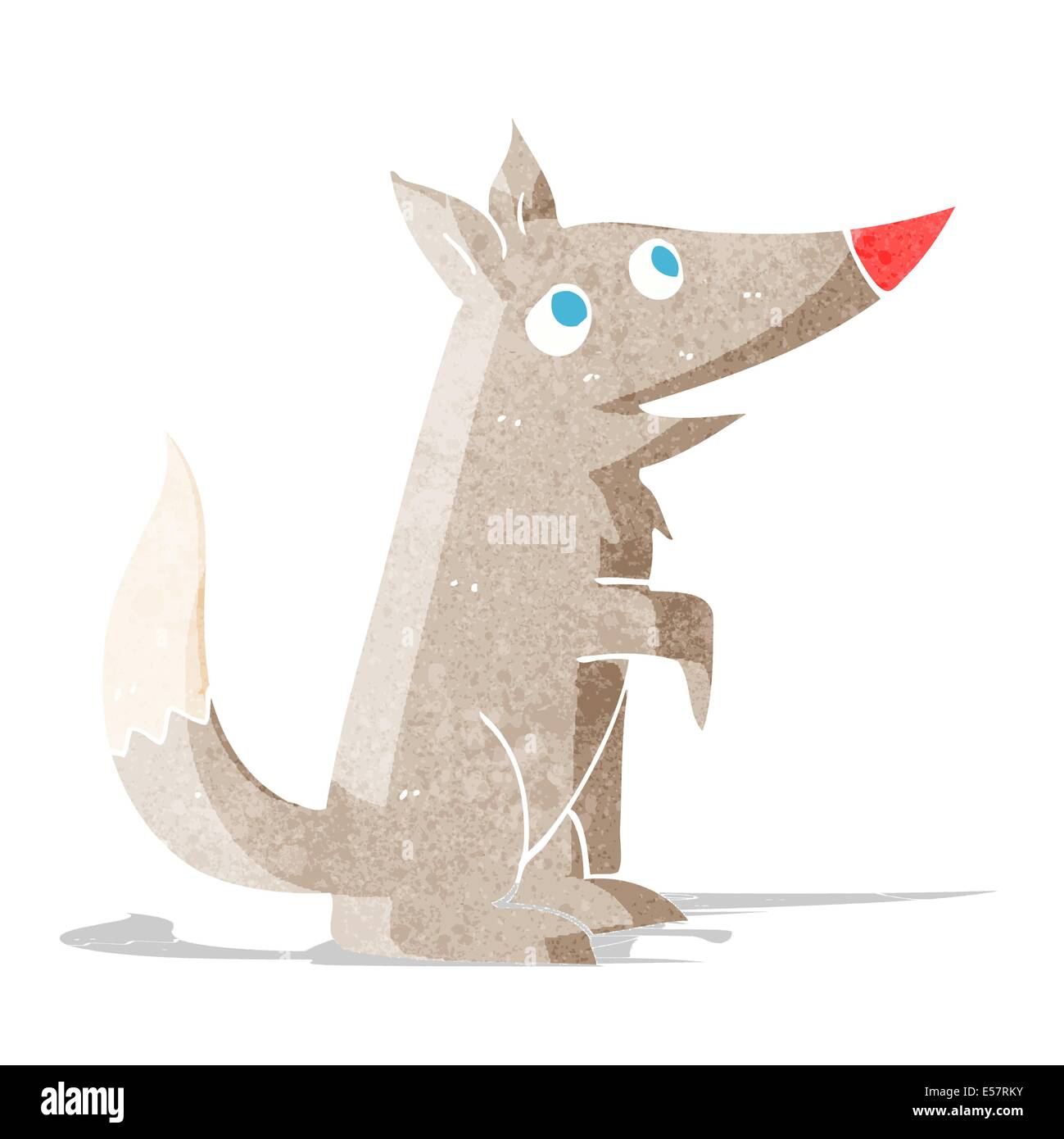cartoon wolf cub Stock Vector Image & Art - Alamy