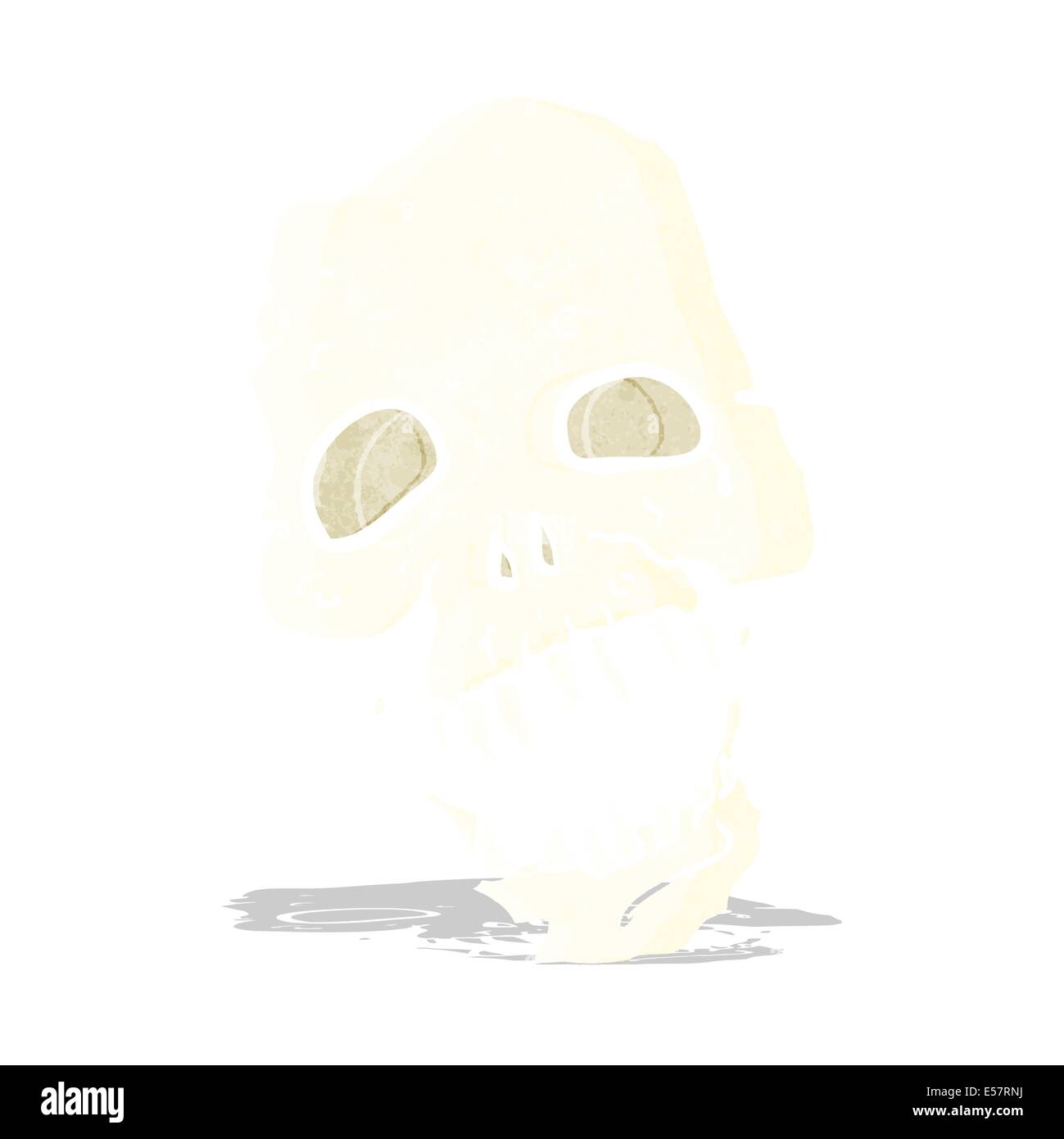 cartoon scary skull Stock Vector Image & Art - Alamy