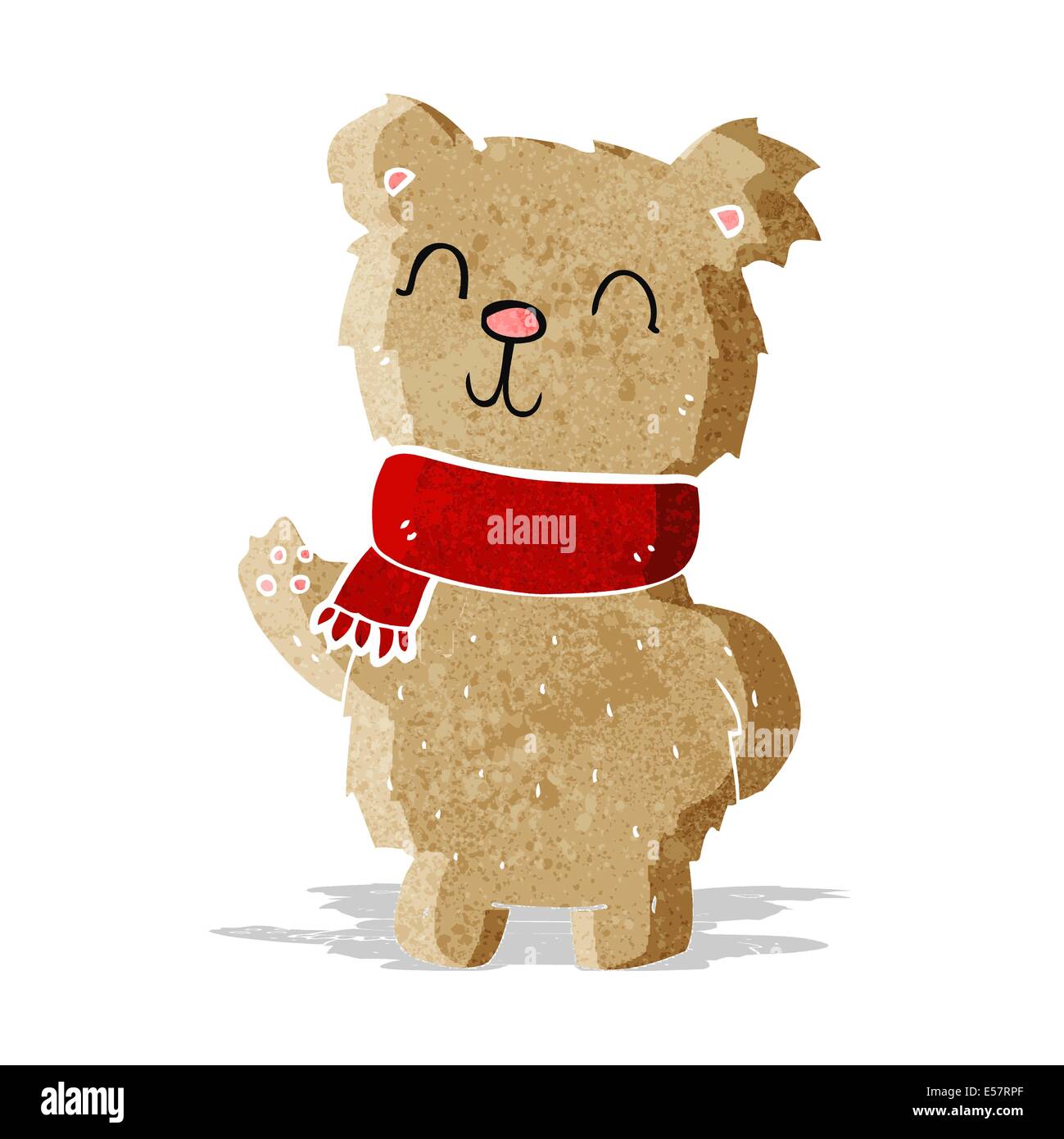 cartoon waving teddy bear Stock Vector Image & Art - Alamy