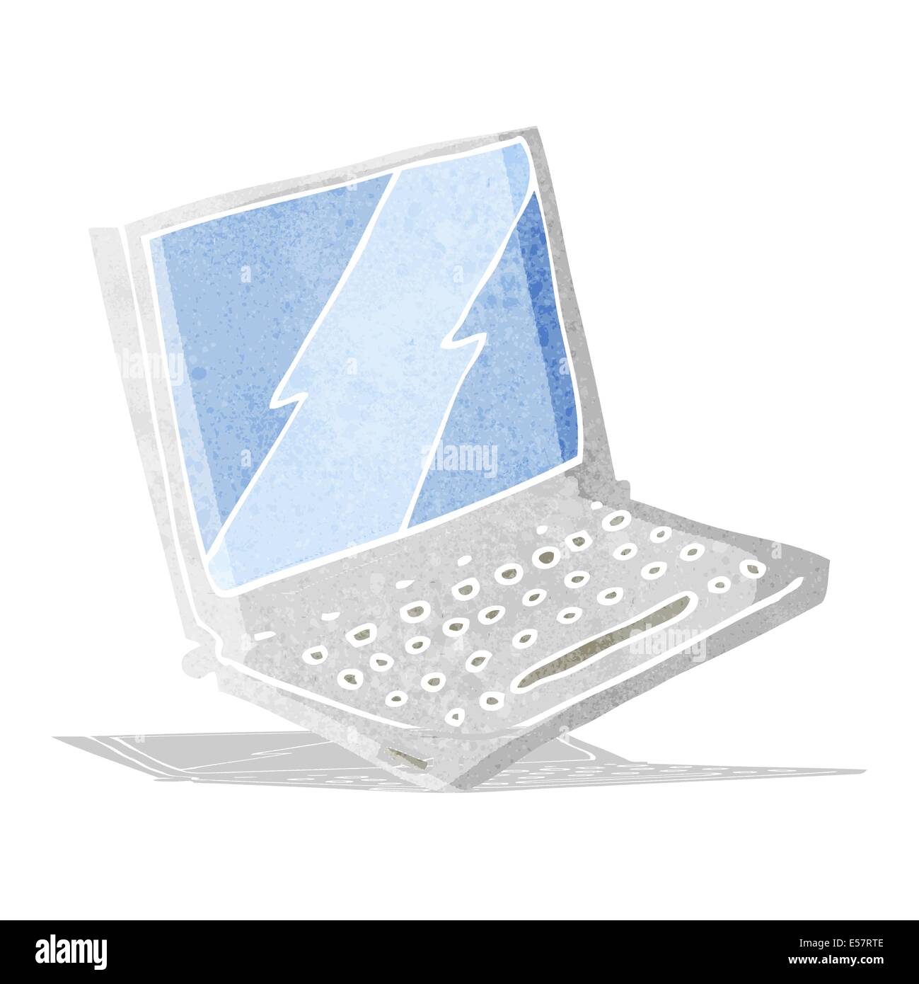 cartoon laptop computer Stock Vector Image & Art - Alamy
