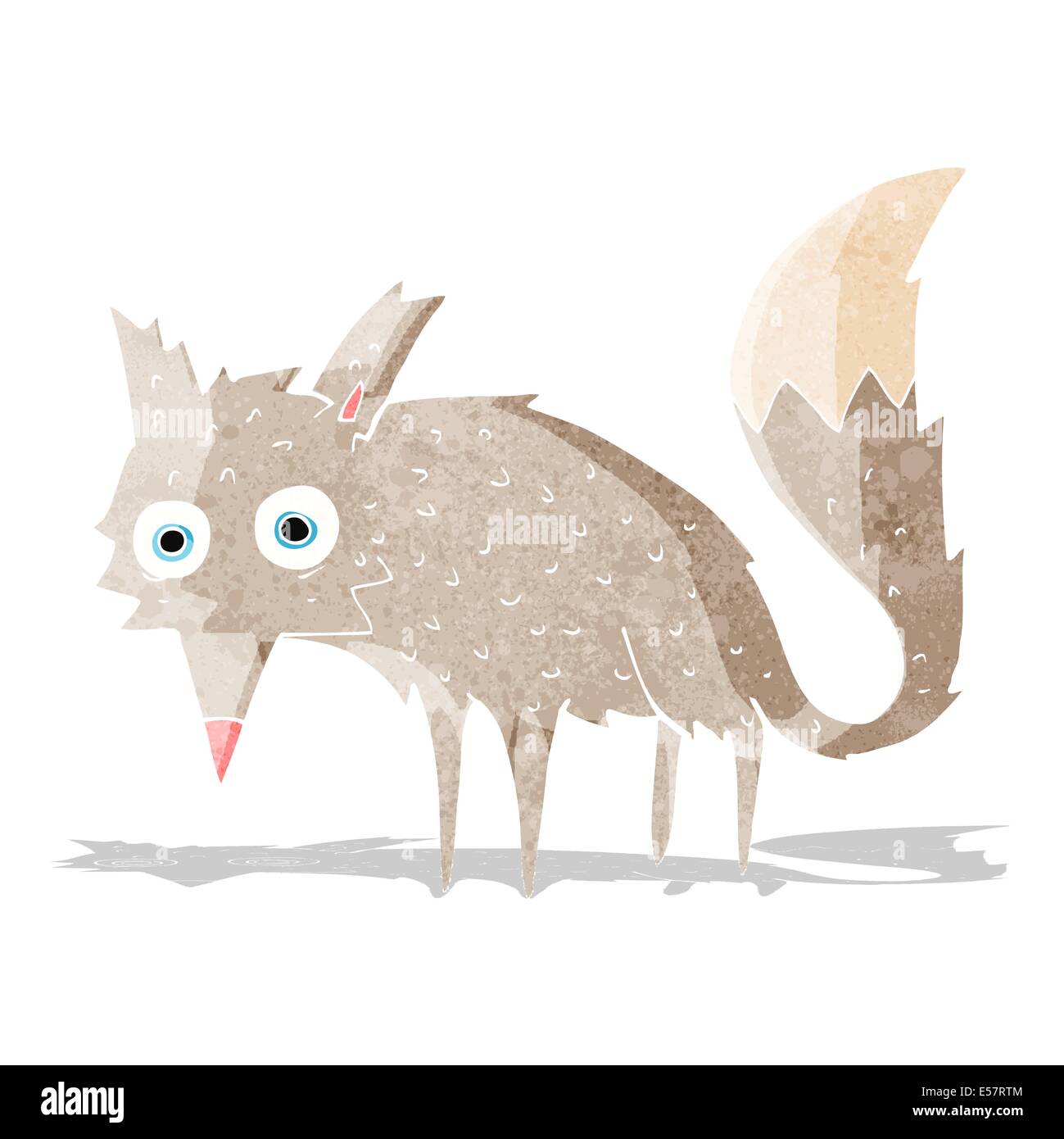 funny cartoon wolf Stock Vector Image & Art - Alamy