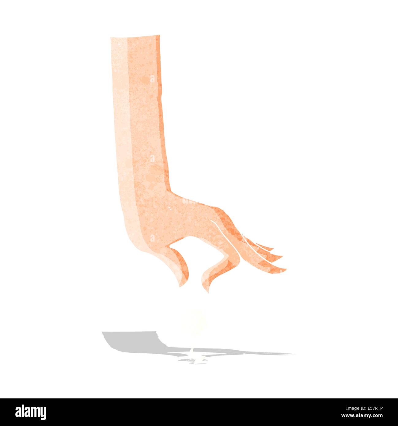 Cartoon hand picking flower Stock Vector Images - Alamy