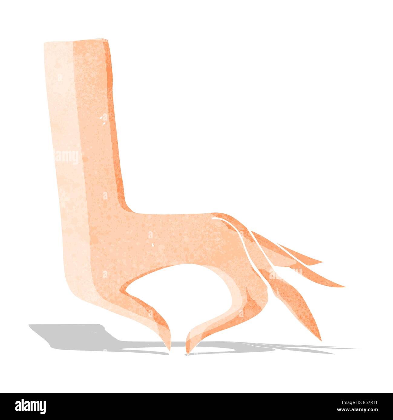 cartoon hand symbol Stock Vector Image & Art - Alamy