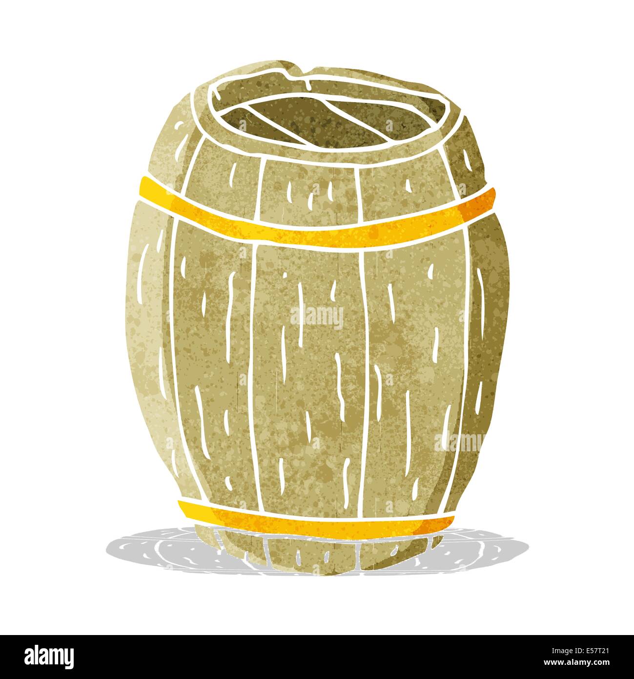 cartoon wooden barrel Stock Vector Image & Art - Alamy