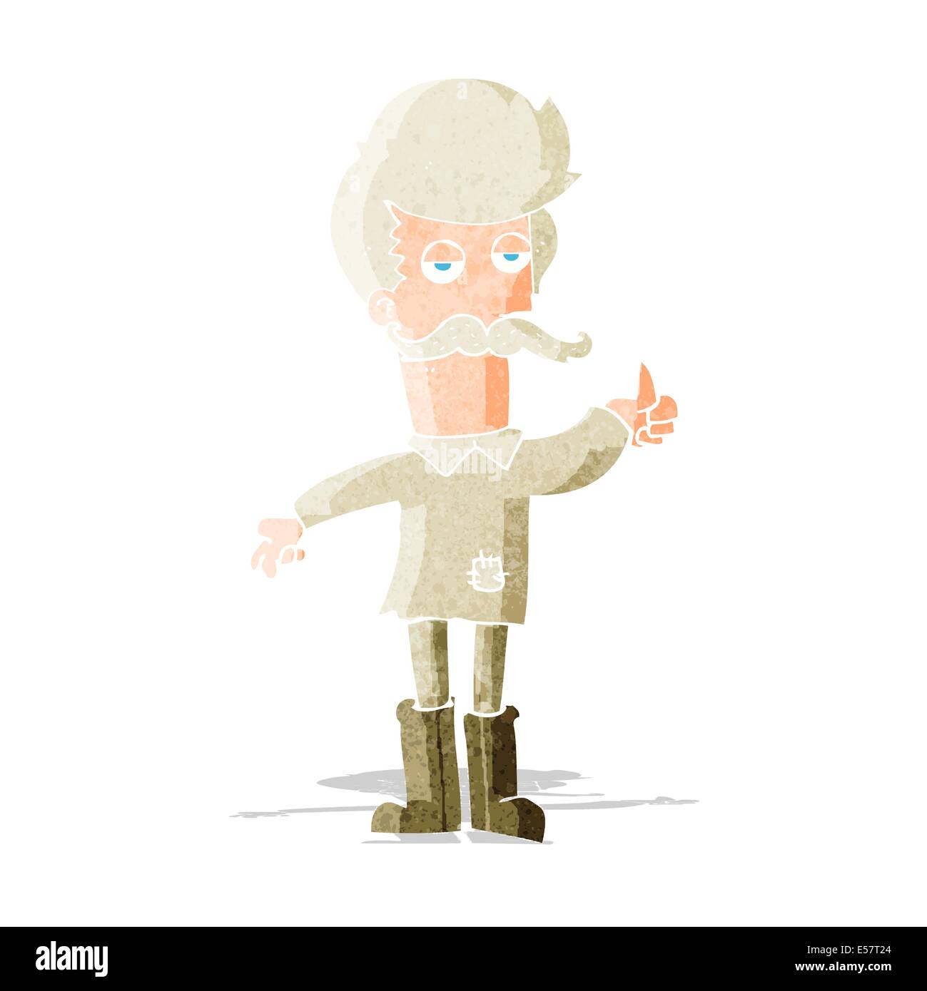 cartoon old man in poor clothes Stock Vector Image & Art - Alamy
