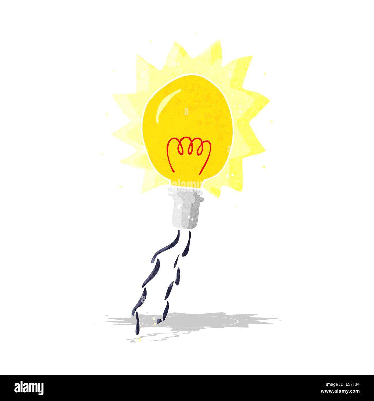 cartoon electric light bulb Stock Vector Image & Art - Alamy