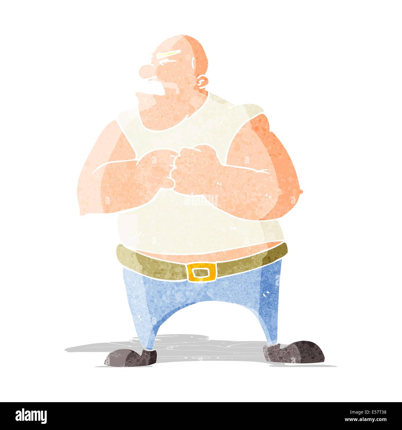 The brute man Stock Vector Images - Alamy