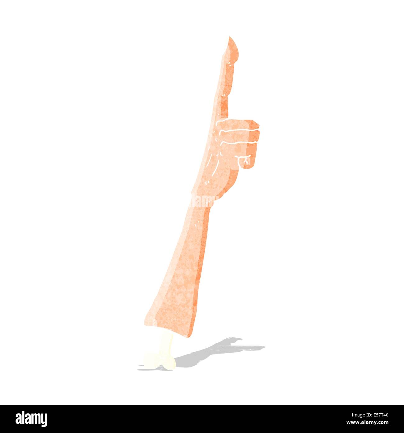 cartoon pointing arm Stock Vector Image & Art - Alamy